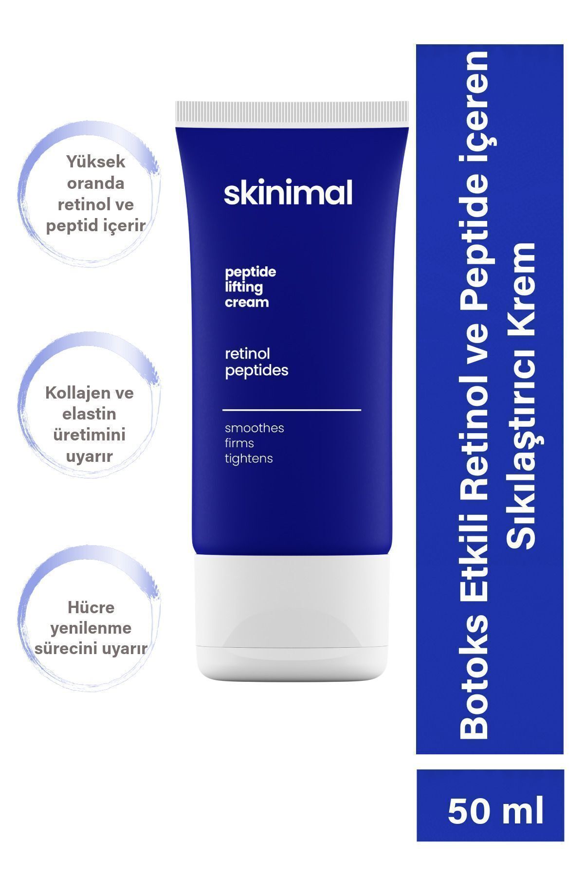 Skinimal Botoks Etkili Retinol ve Peptide içeren Sıkılaştırıcı Krem 50 ...