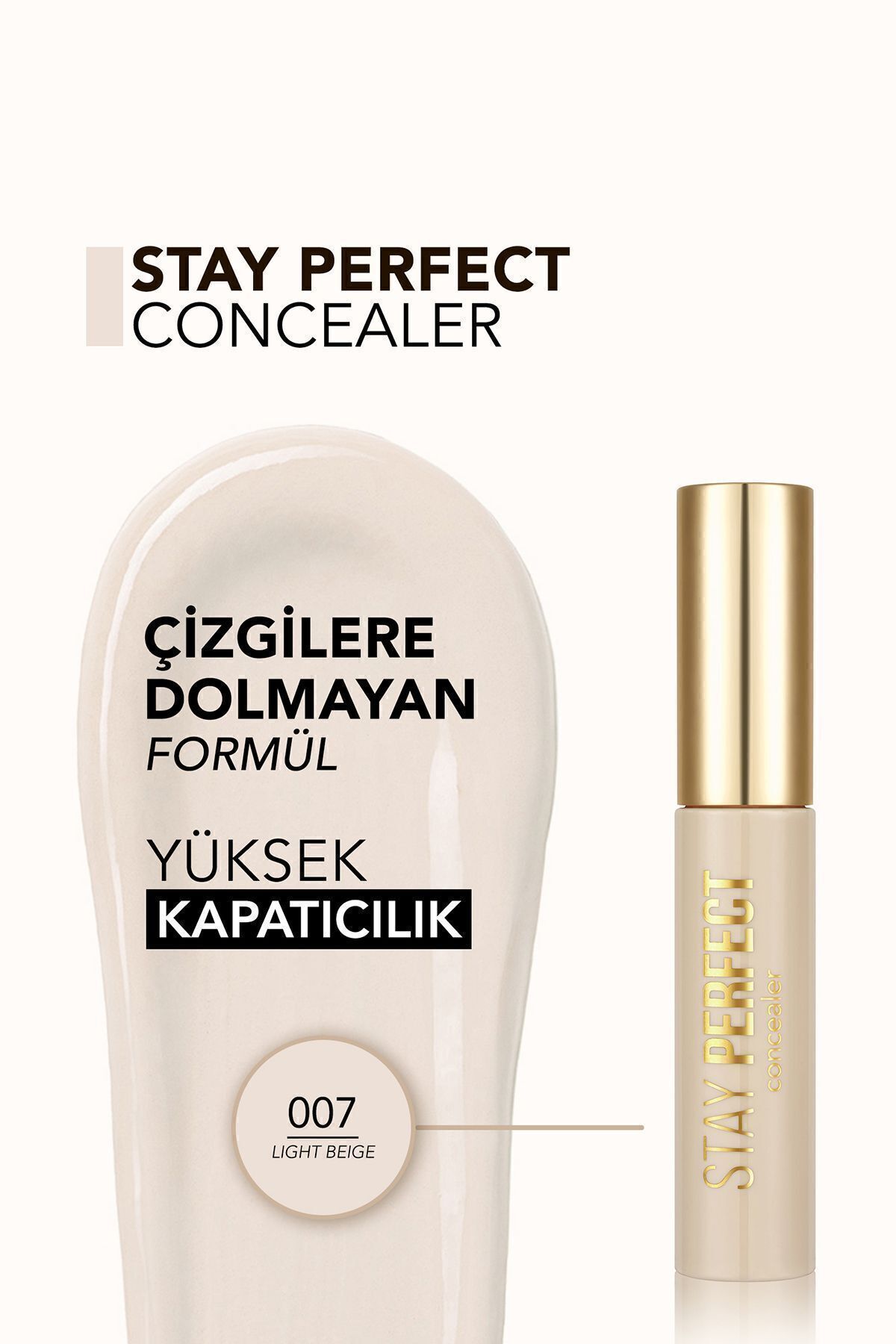 Flormar Doğal Bitişli Kapatıcı (SOĞUK ALT TON) - Stay Perfect Concealer ...