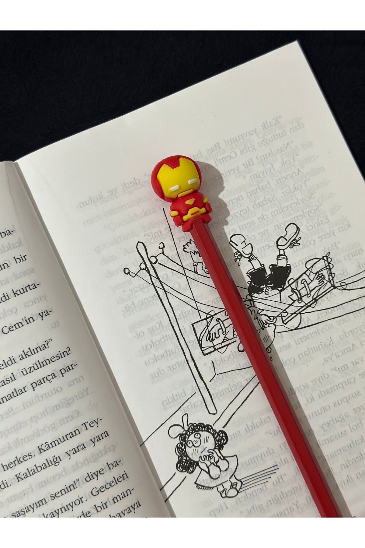 odaburada Avangers Demir Adam Figürlü Sevimli Kalem Süsü-Kalem Başlığı ...