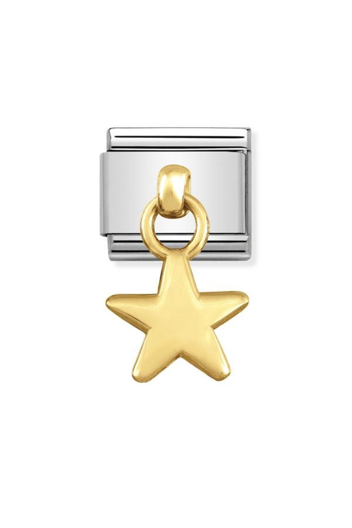 NOMİNATİON Composable Classic Charms And Steel And 18k Gold Star ...