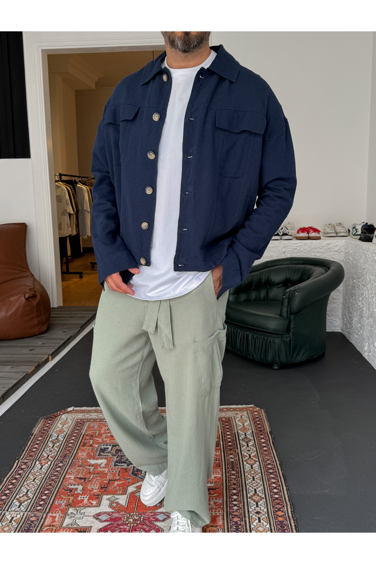 BYBASICMAN Lacivert Gabardin Box Fit Ceket G-5382 Fiyatı, Yorumları ...