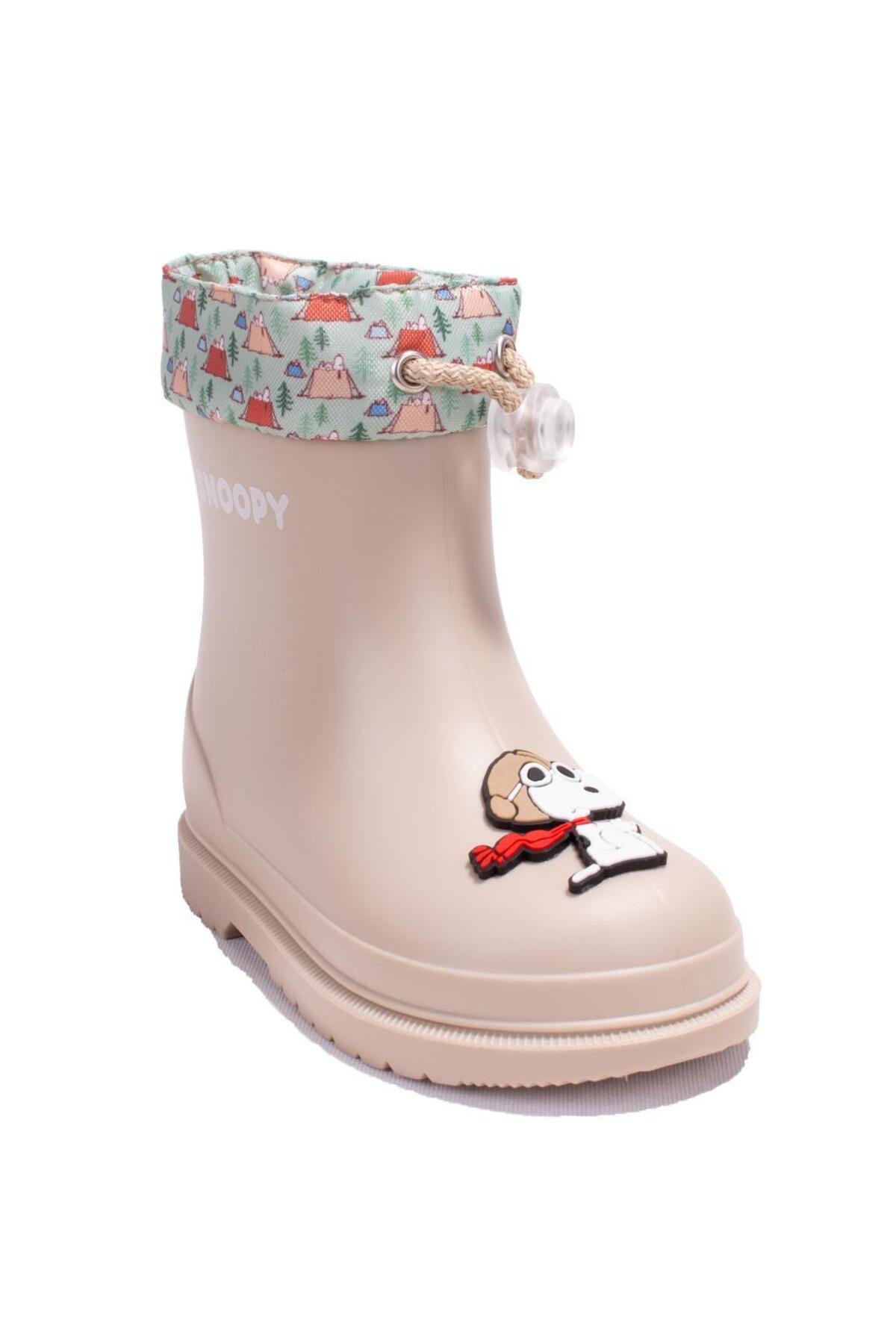 IGOR W10277 Bimbi Snoopy Bej Ortopedik Erkek Çocuk Yağmur Çizme ...
