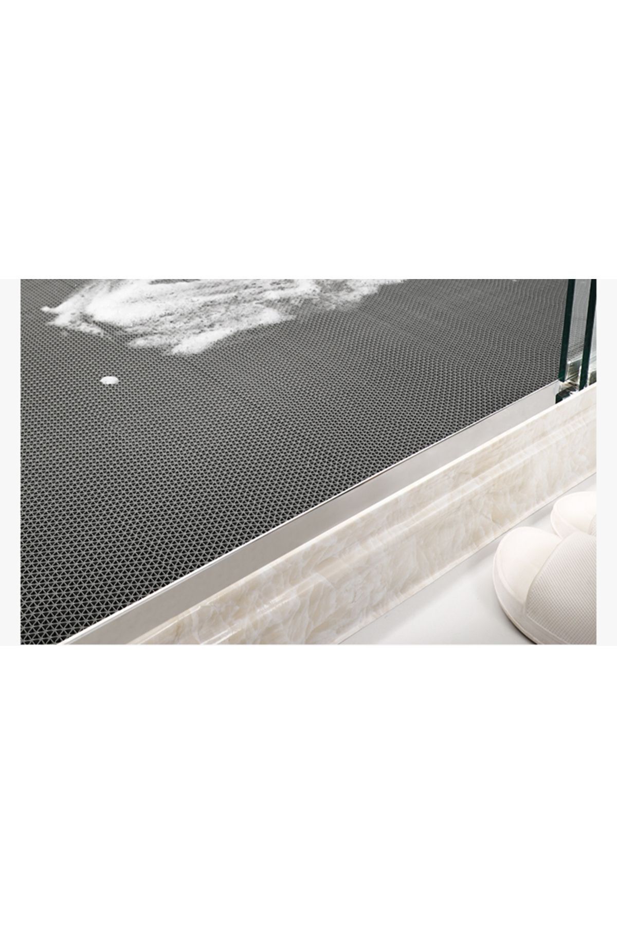 Blue Home Banyo Duş Havuz- Z Mat Petek Kaydırmaz Pvc Paspas Gri En 90cm. - Fiyatı, Yorumları