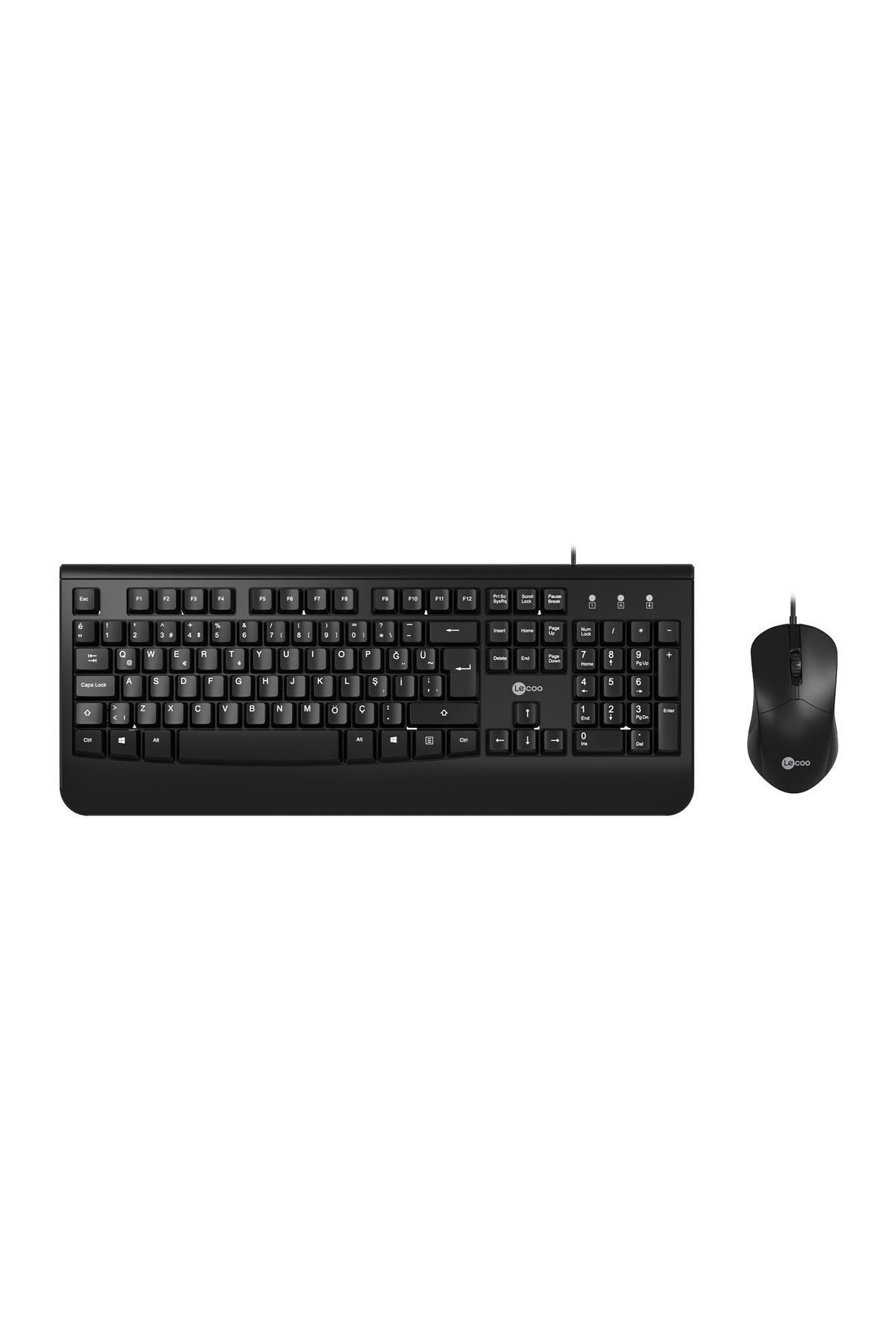 Lecoo Cm105 Usb Kablolu Türkçe Q Klavye & Mouse Set Siyah Fiyatı ...