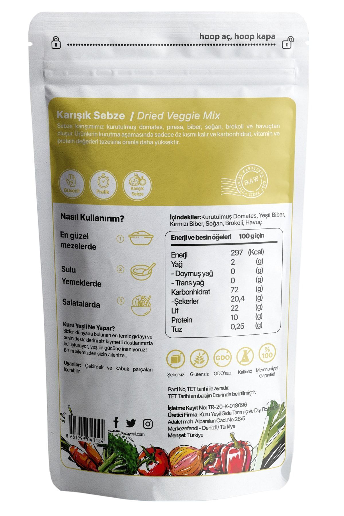 Kuru Yeşil Sebze Karışımı - Sarımsak Tozu - Dried Vegetable Powders ...