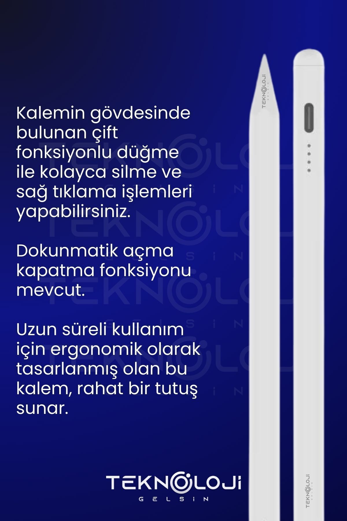 Teknoloji Gelsin Stylus Pen Dokunmatik Tablet Kalemi iOS Android ...
