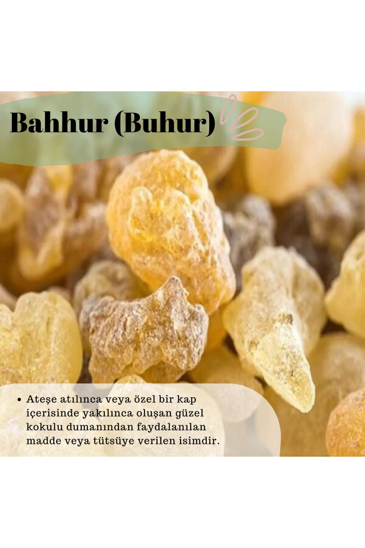 HatayBazaar Hatay Yöresel Günlük Sakızı Akgünlük - Bahhur (BUHUR) Tütsü ...