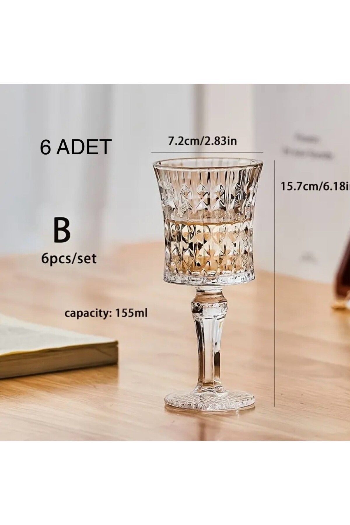 DİBA AVM Ayaklı Kahve Yanı Su Bardağı sunum bardağı meşrubat bardağı ...