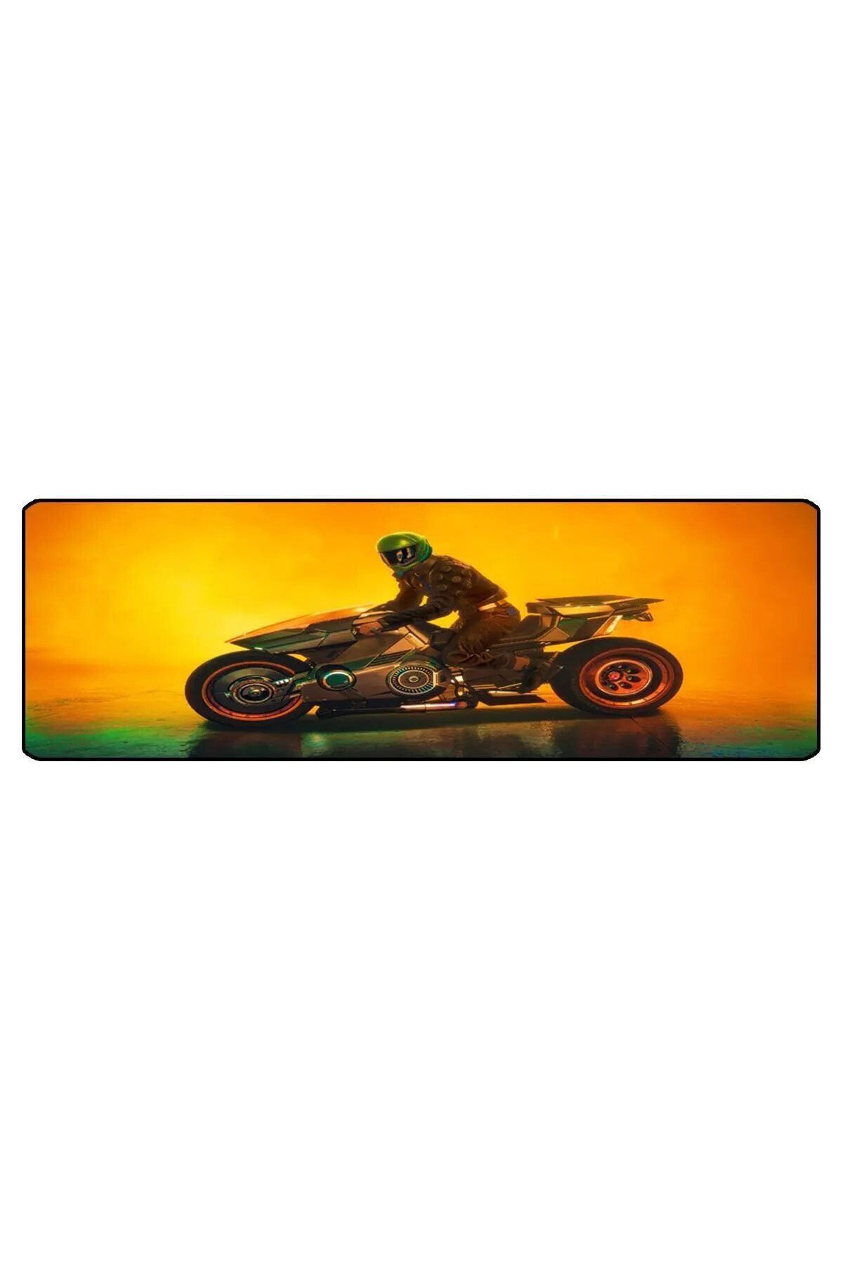 Genel Markalar 70x30 Cm Cyber Moto Desenli Dikişli Kaydırmaz Taban ...