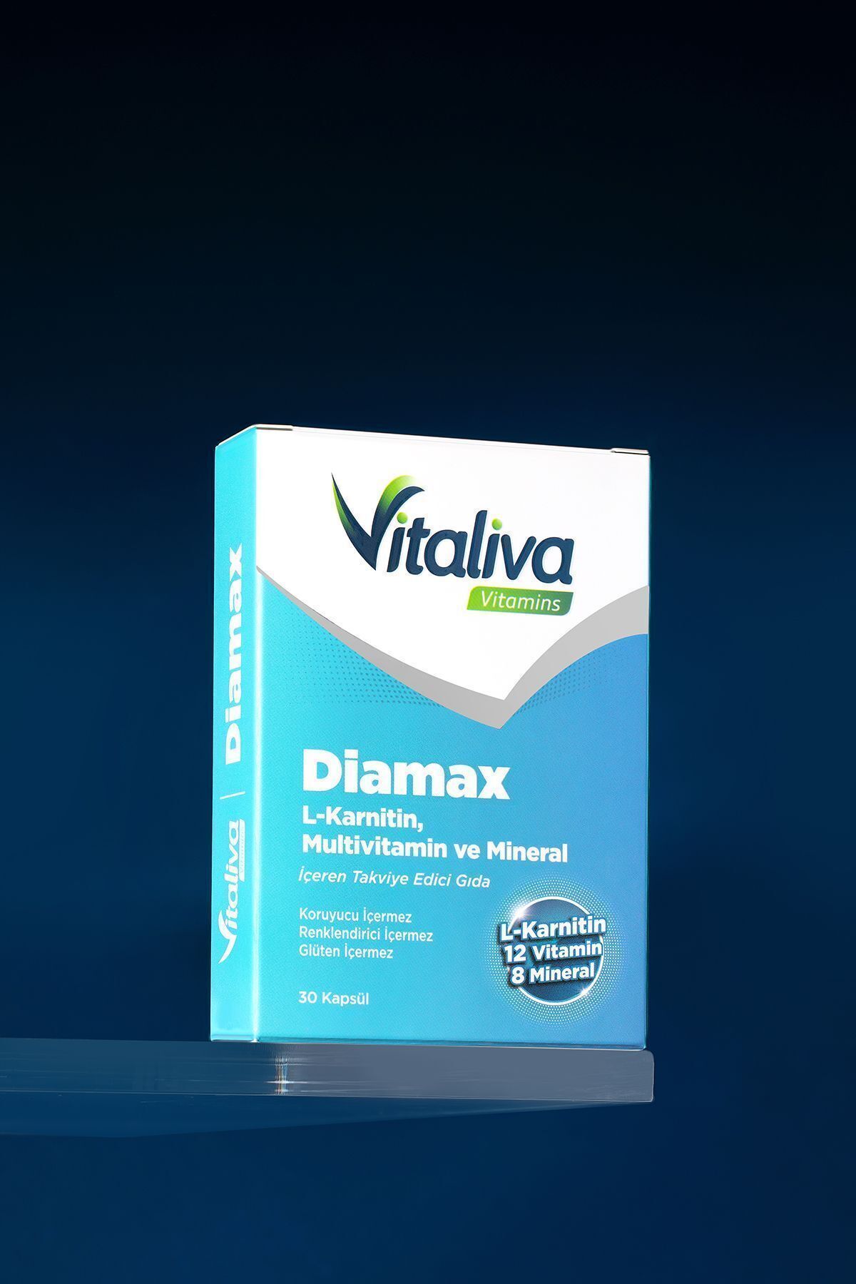 Vitaliva Vitamins Diamax L-karnitin, Multivitamin Ve Mineral Içeren ...