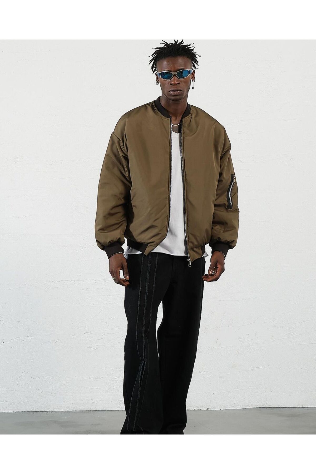 ZENİSO BUTİK DÜZ HAKİ BASIC BOMBER YARIŞÇI CEKET UNISEX Fiyatı ...