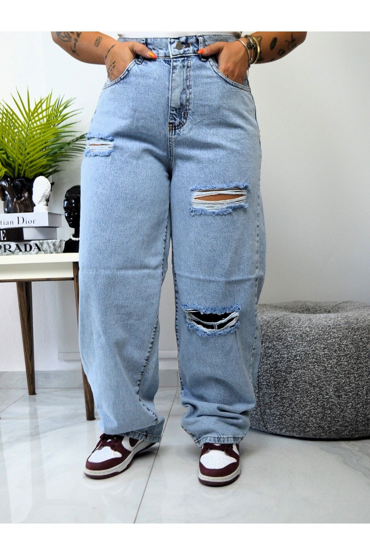 Butik Premium Baggy Denim Fiyatı, Yorumları - Trendyol