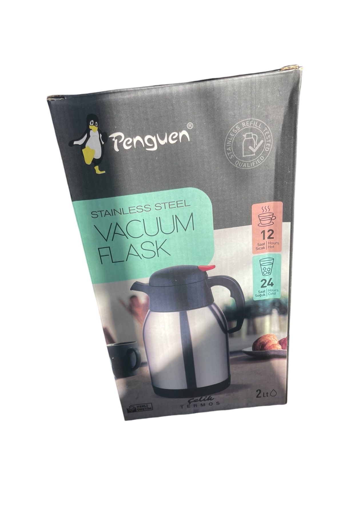 Saki Penguen 2ltr çay kahve termus paslanmaz 2 yıl garantili - Fiyatı ...