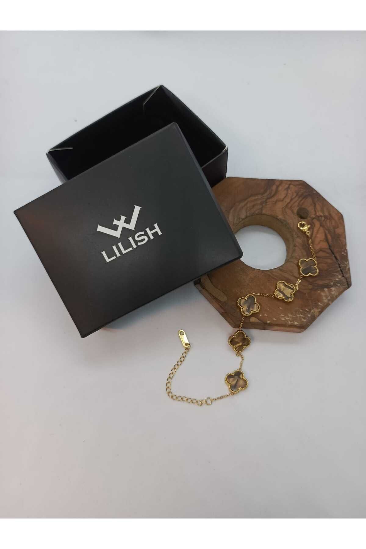 lilish collection Van Cleef Modeli Yonca Paslanmaz Çelik Bileklik ...