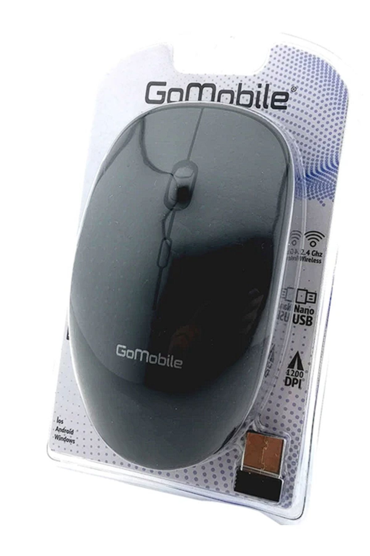 Genel Markalar Mobile Siyah Usb Bağlantılı Kablosuz Optik 1200 Dpi 4 Tuşlu Mouse Otantikashp ...