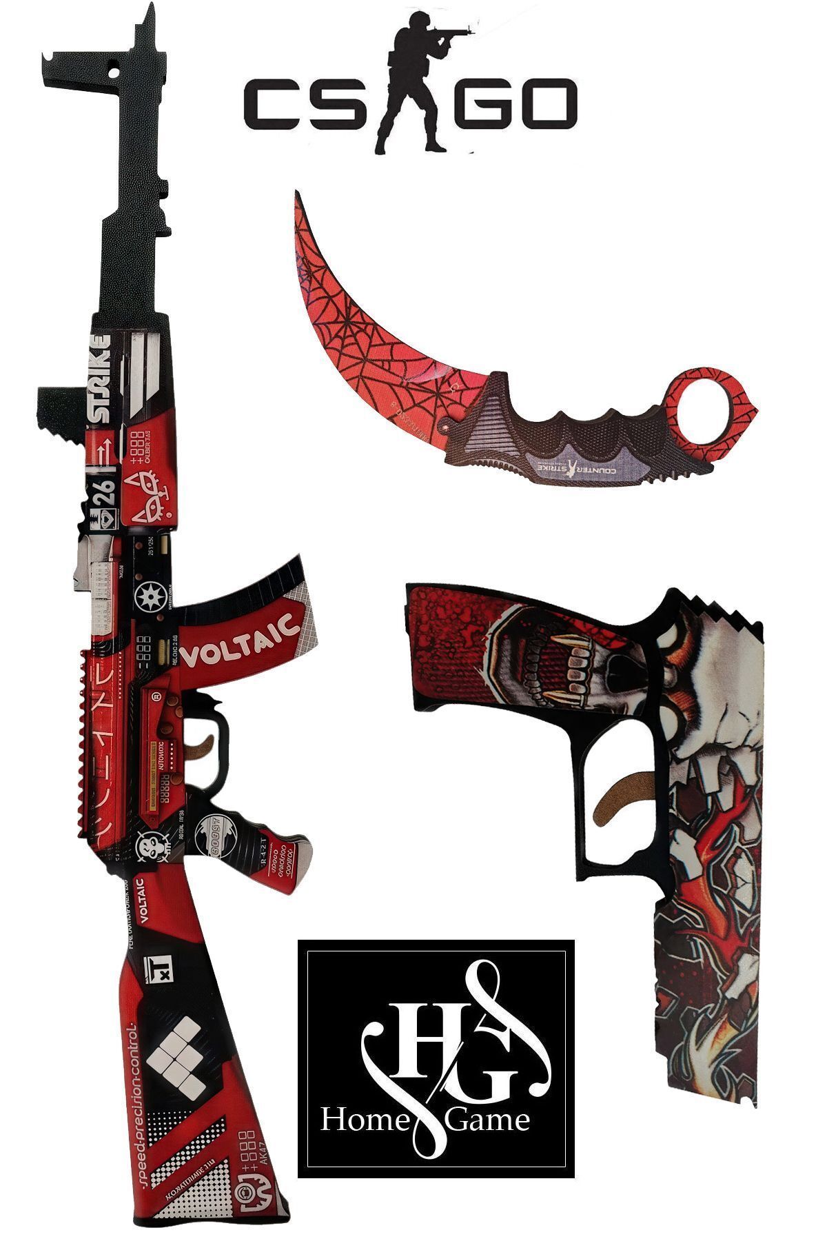 Home Game Ahşap Cs Go Bloodsport Skin Kaplamalı Set 3 Fiyatı, Yorumları ...