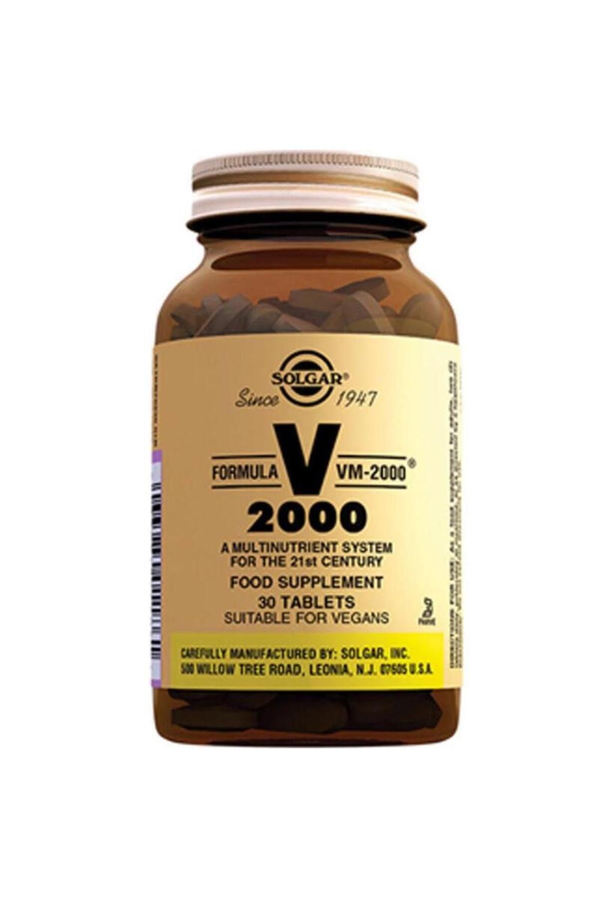 Solgar Formula Vm-2000 Multivitamin & Mineral Takviye Edici Gıda 30 ...