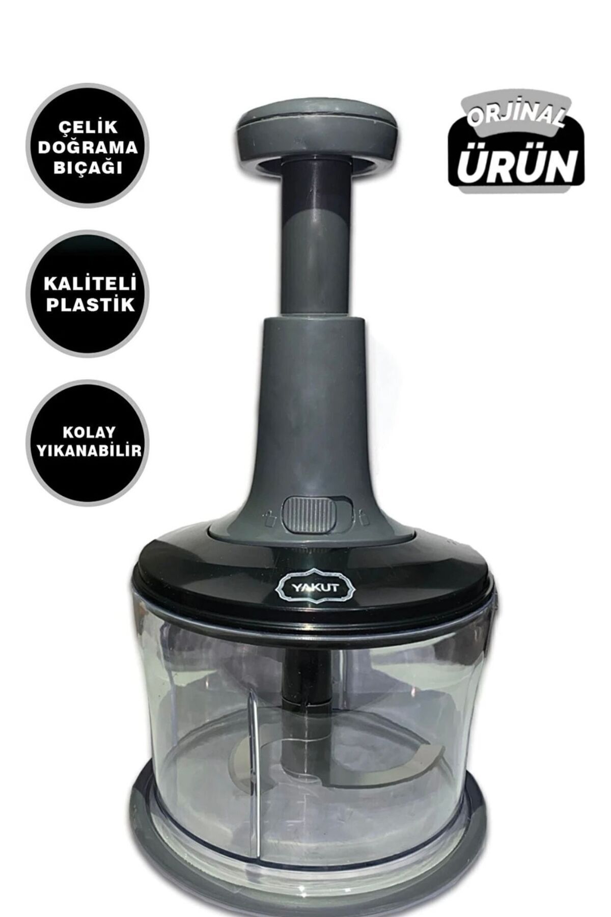 Genel Markalar YAKUT 3 BIÇAKLI YAKUT MANUEL DOĞRAYICI, BASMALI EL ...