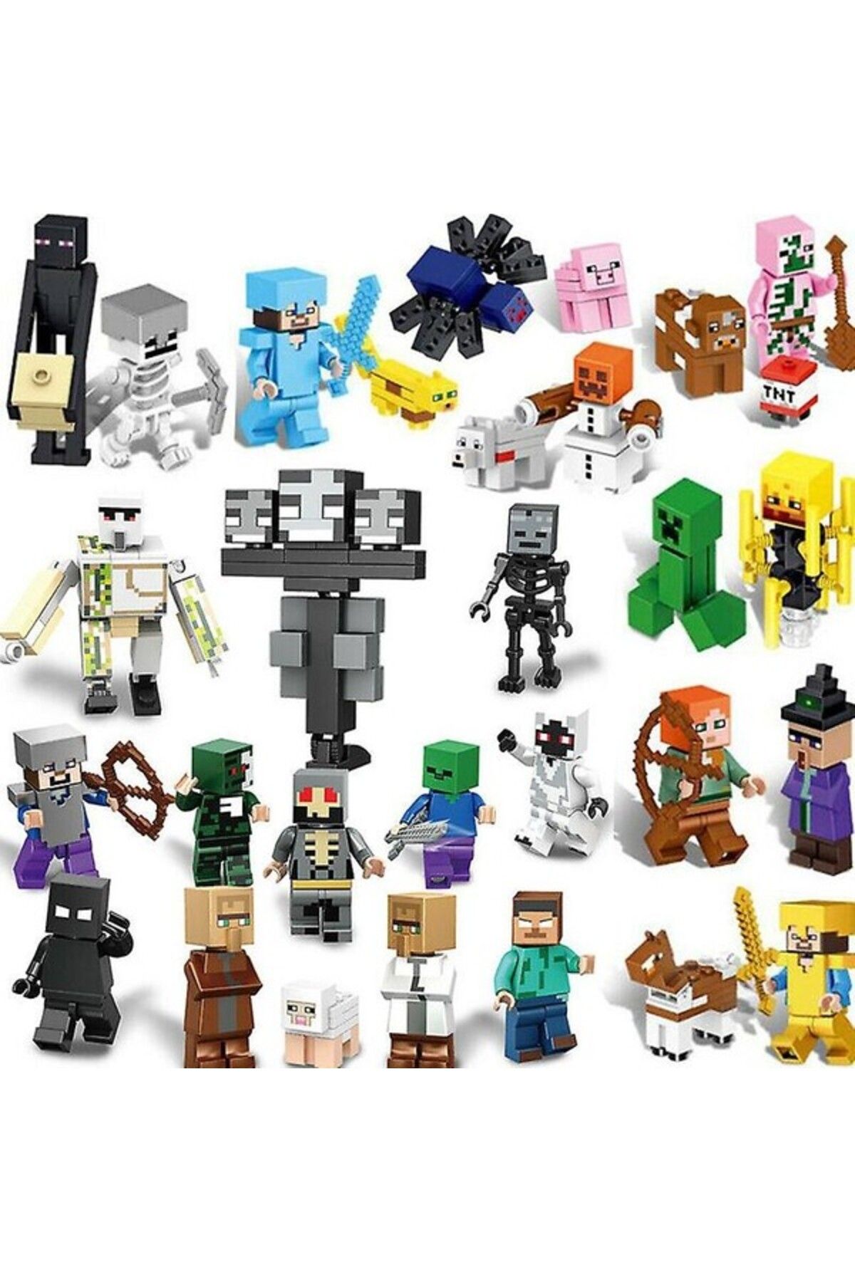 SilkRoute Ybltd 29 Parça Aksiyon Figürü Seti - Mini Blok Karakterler ...