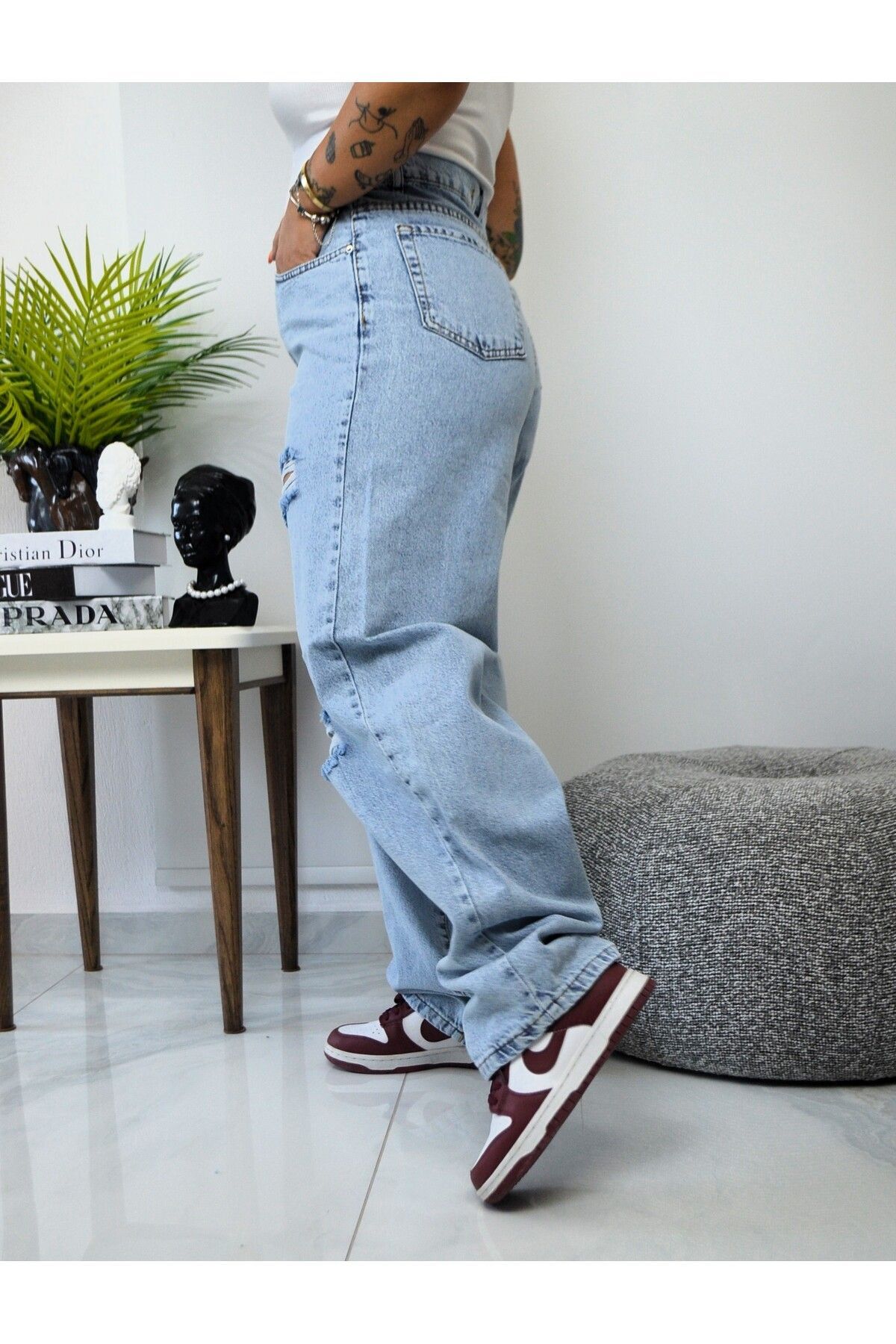 Butik Premium Baggy Denim Fiyatı, Yorumları - Trendyol