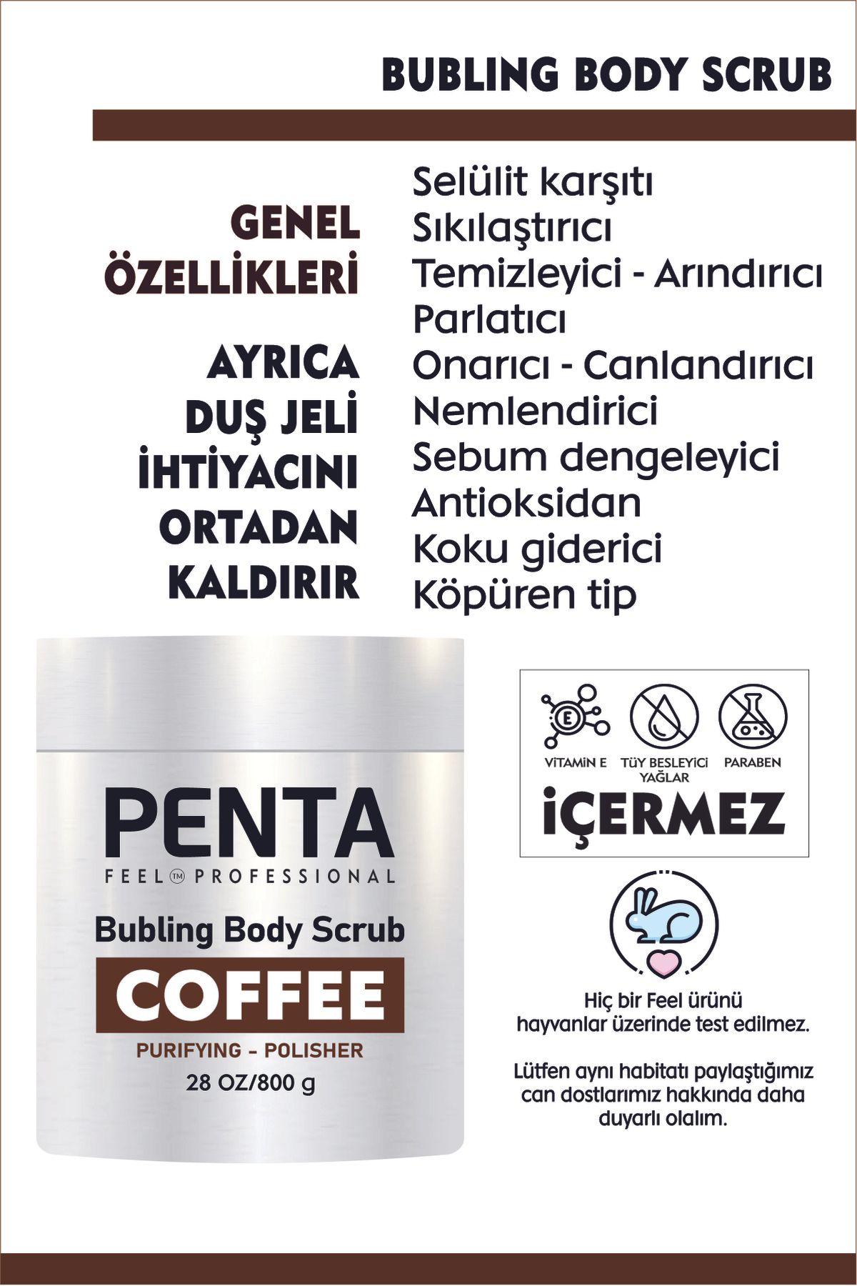 PENTA FEEL Selülit Karşıtı Canlandırıcı Besleyici Köpüren Tip Body ...
