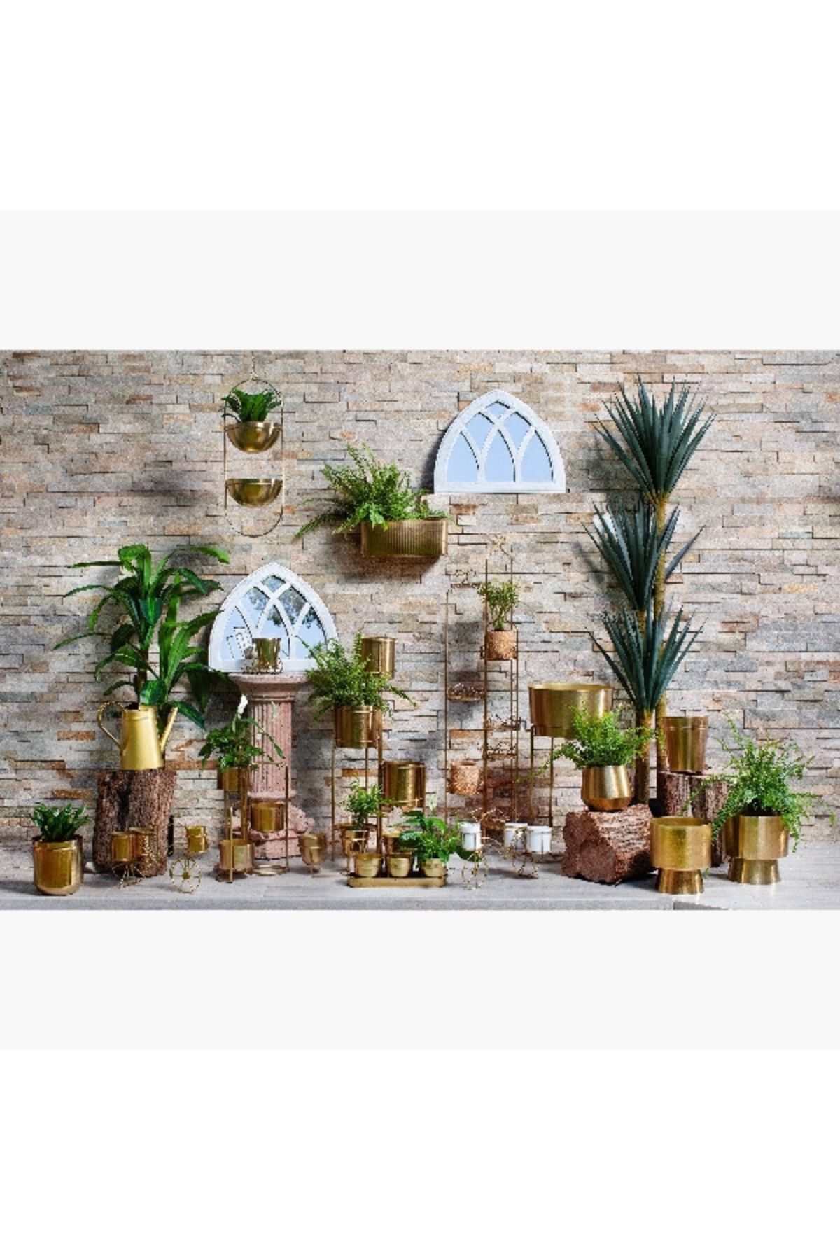Home Box Ace Metal Trolley Planter - 18 cm- Trendyol