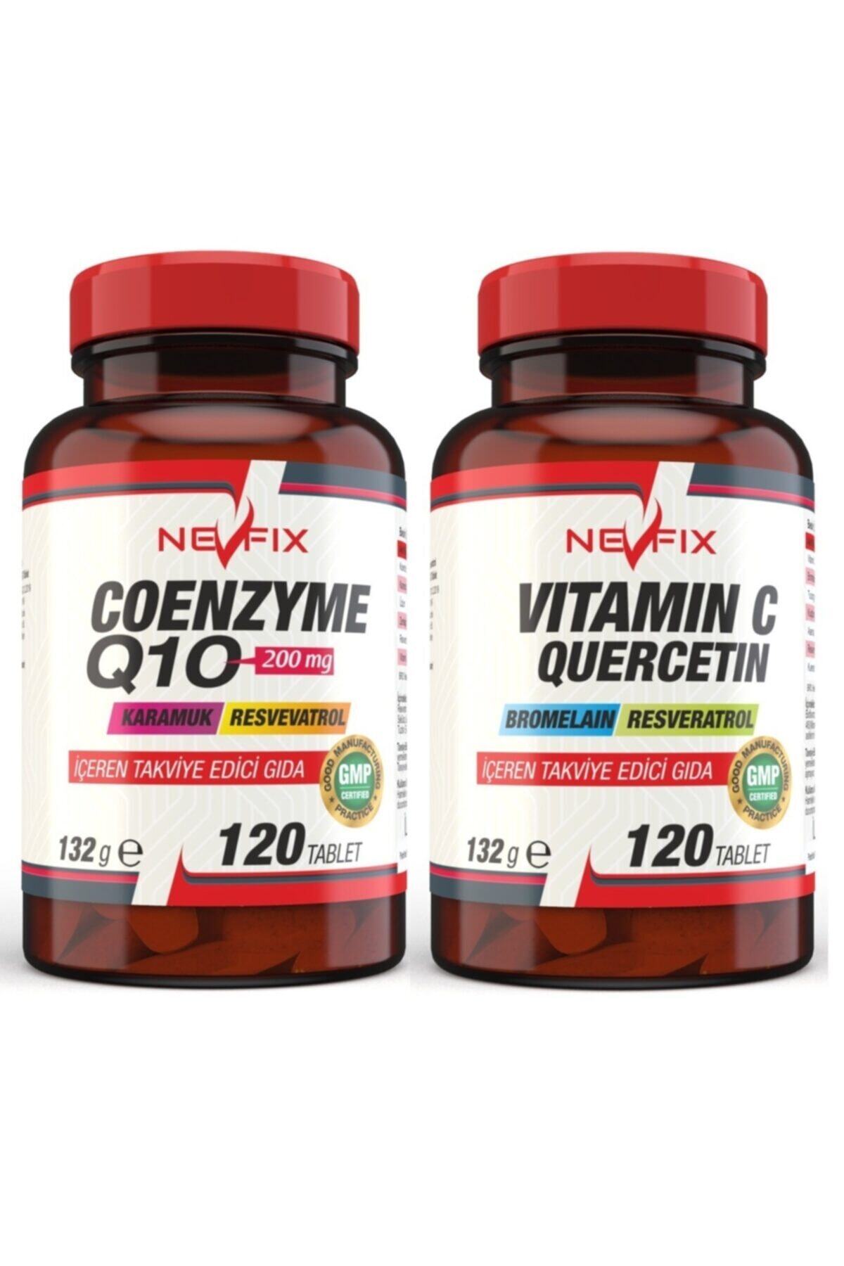 Ncs Nevfix Coenzyme Q10 200 Mg 120 Tablet Vitamin C Bromelian 120 Tab ...
