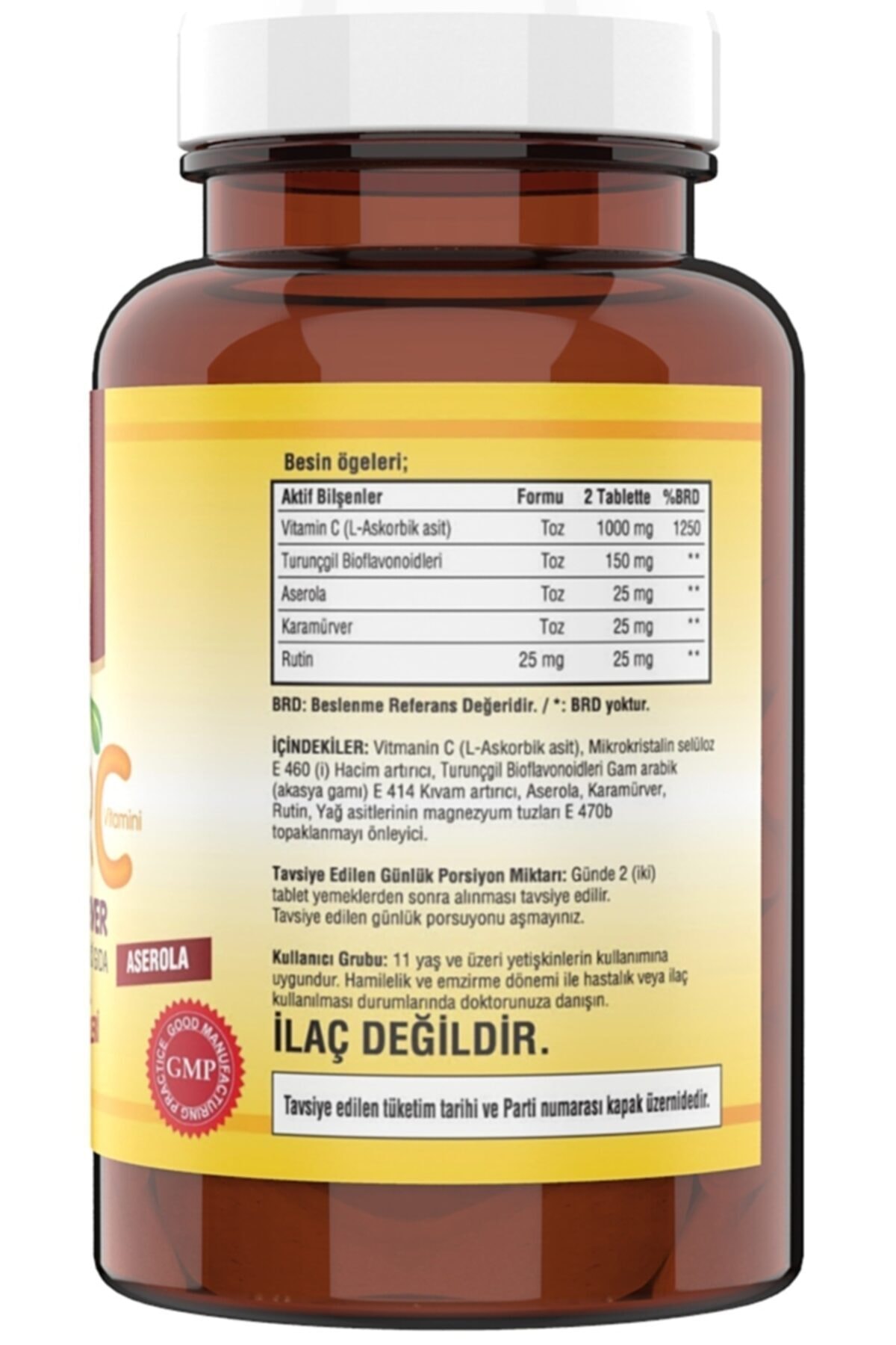 Ncs Ester C Vitamini 1000 mg Kara Mürver 120 Tablet Vitamin C - Fiyatı, Yorumları