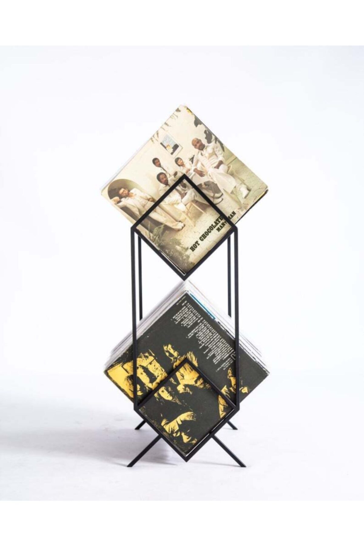 MERZANA Metal Plak Organizer, Dergilik, Kitaplık, Plaklık Fiyatı ...