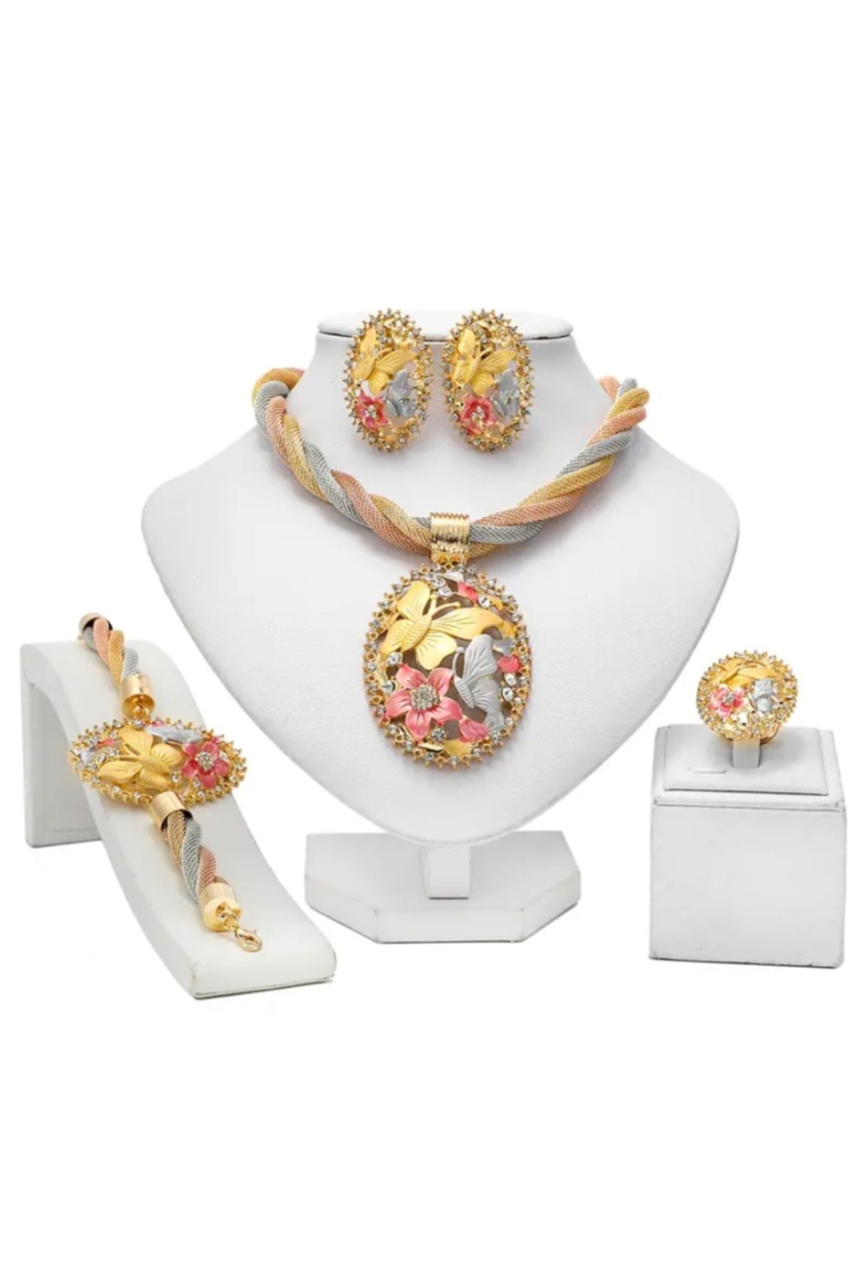 SE Jewellery İtalyan Brezilyalı Altın Kaplama Lüks VIP Tasarım Takı ...