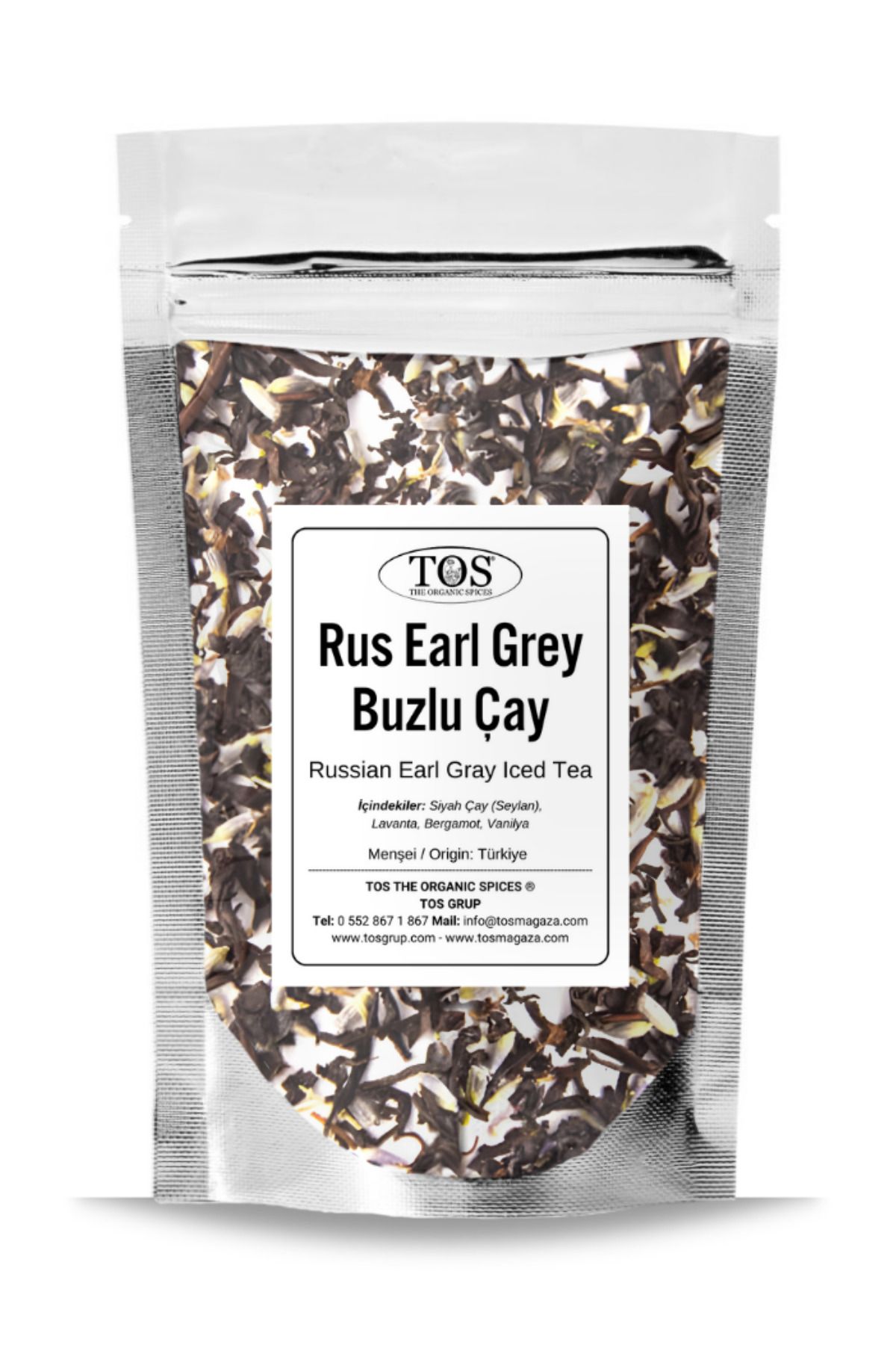 TOS The Organic Spices Rus Earl Grey Buzlu Çay 40 gr (1. Kalite ...