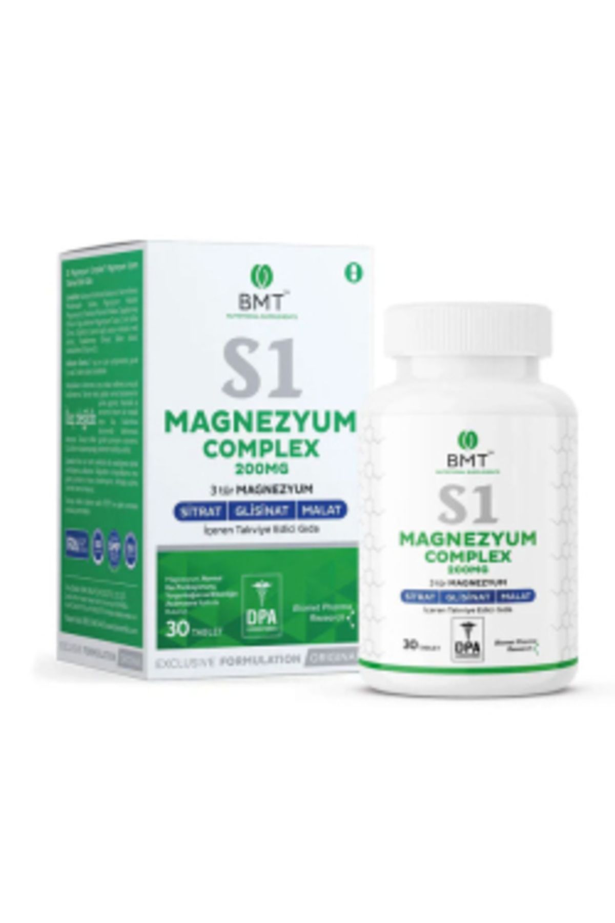 NOVAFACE STD Biomet S1 Magnezyum Complex Sitrat Malat Glisinat 30 ...