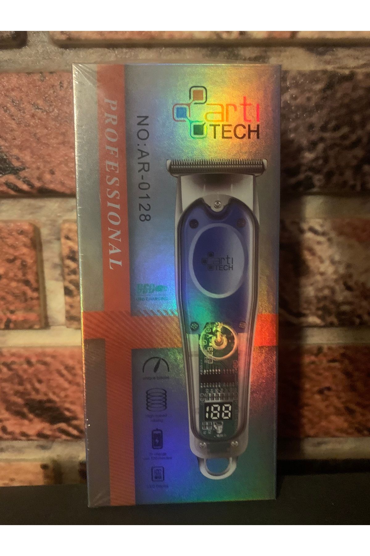 Artıtech ARTITECH AR-0128 Saç Sakal Tıraş Makinesi Şarjlı Lcd Ekran ...