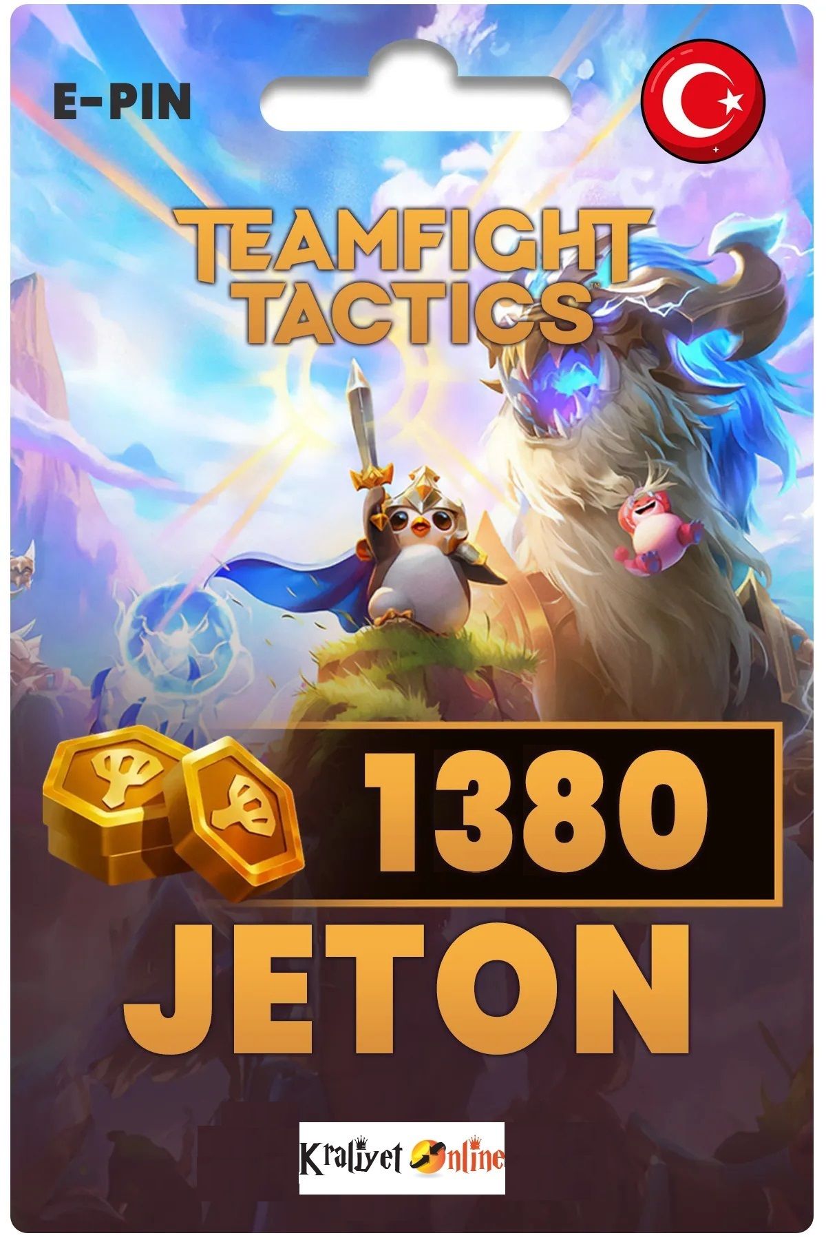 KraliyetOnline Teamfight Tactics 1380 Tft Jeton - Fiyatı, Yorumları
