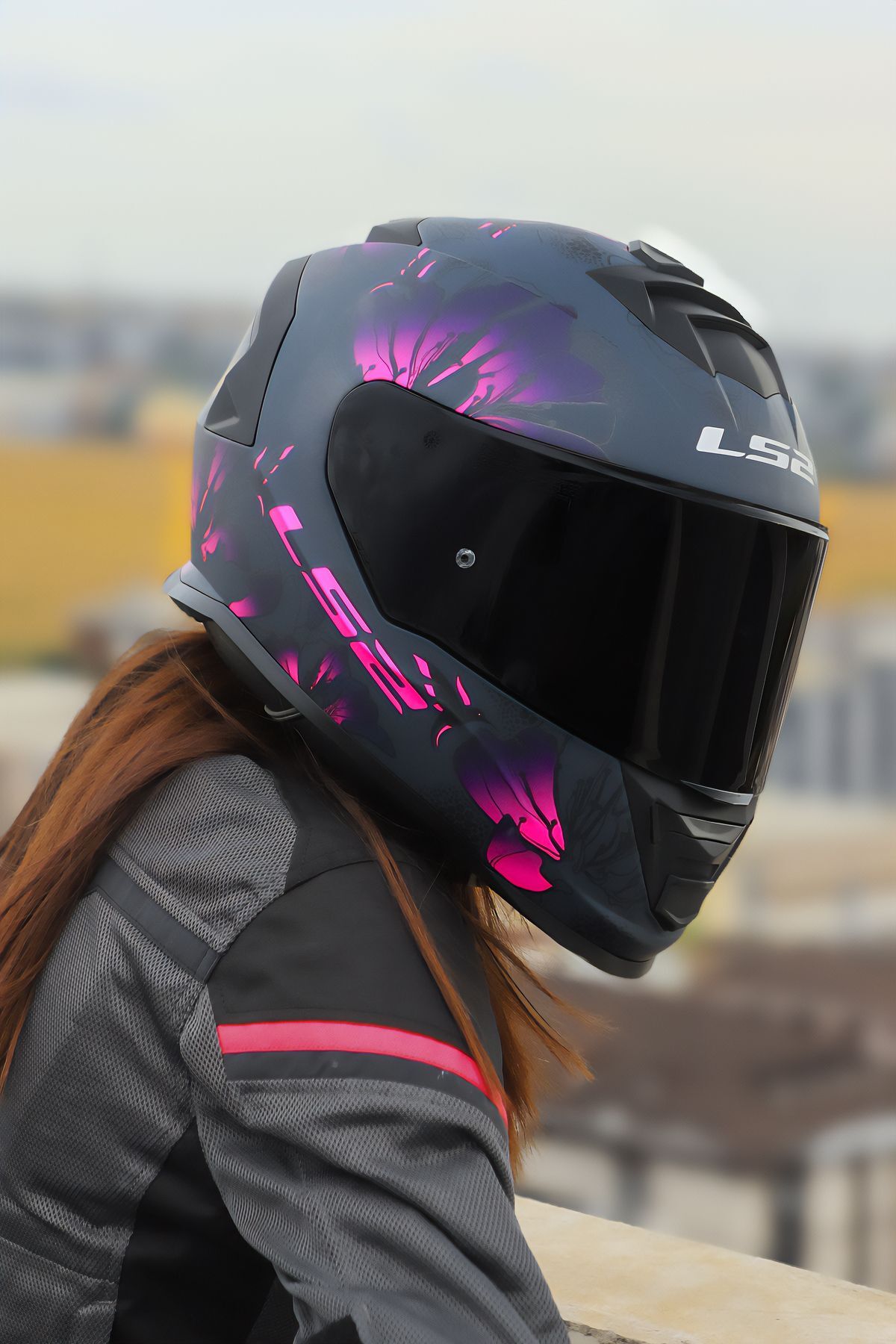 LS2 STORM 2 BURST MAT SİYAH-PEMBE KASK - Fiyatı, Yorumları