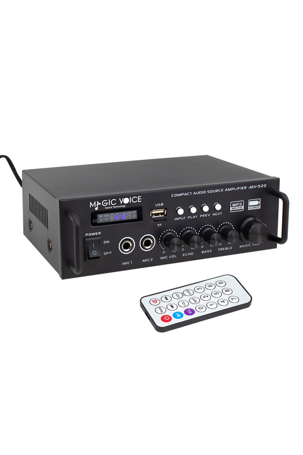 Genel Markalar Mv-520 30W Usb/Sd/Uk Bluetooth Eko-2 Mik.tda 7377 Li *2 Giriş Ukli 220/12V ...