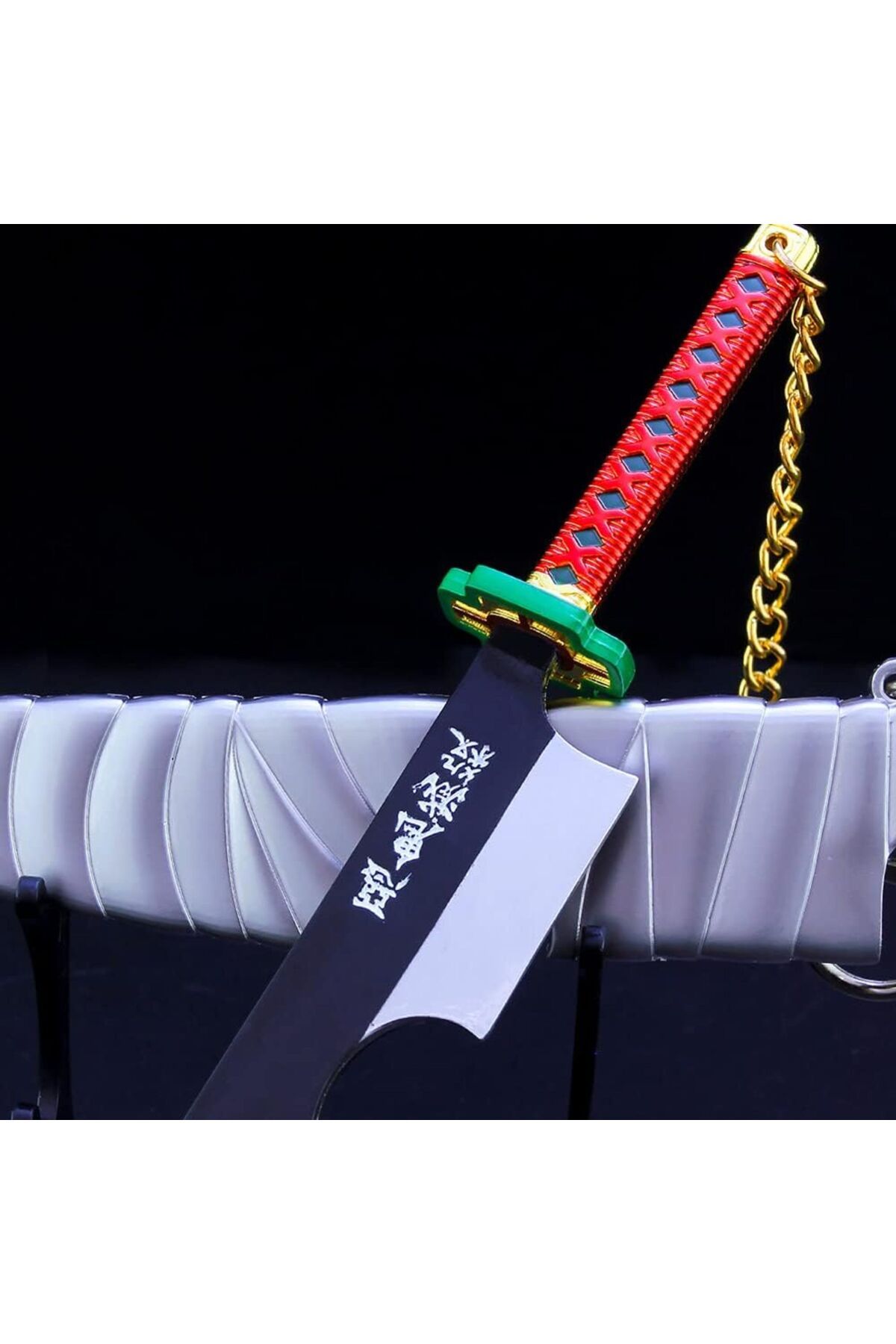 Geekland Demon Slayer Anime Uzui Tengen Kılıcı Katana 20cm PVC Standlı ...