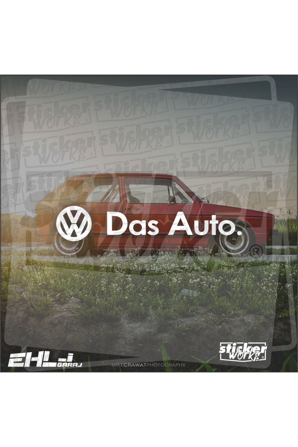 Sticker Works Das Auto Sticker - BeyazFiyatı, Yorumları - Trendyol