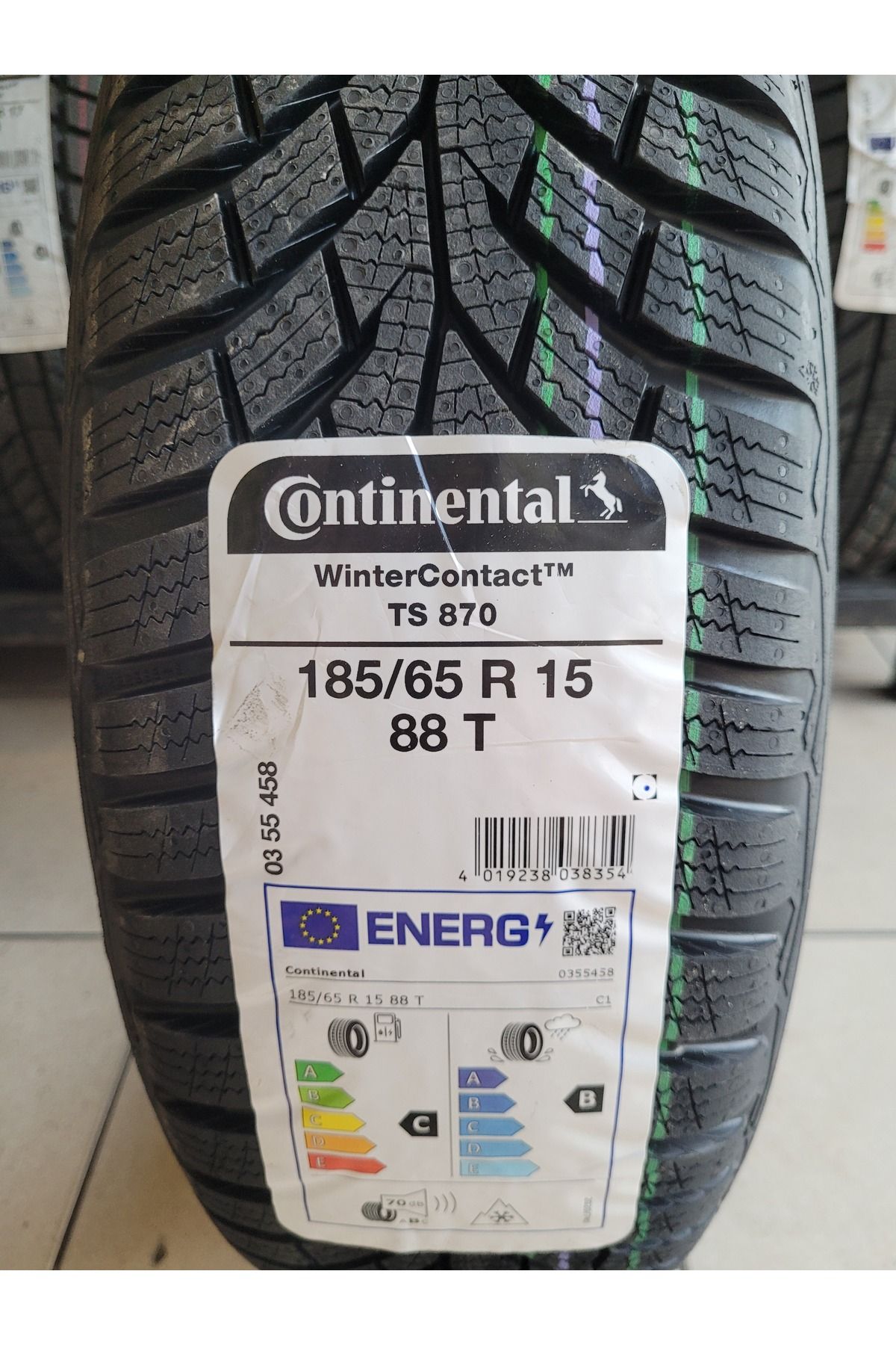 Continental Wintercontact Ts 870 185 X 65 R15 88t