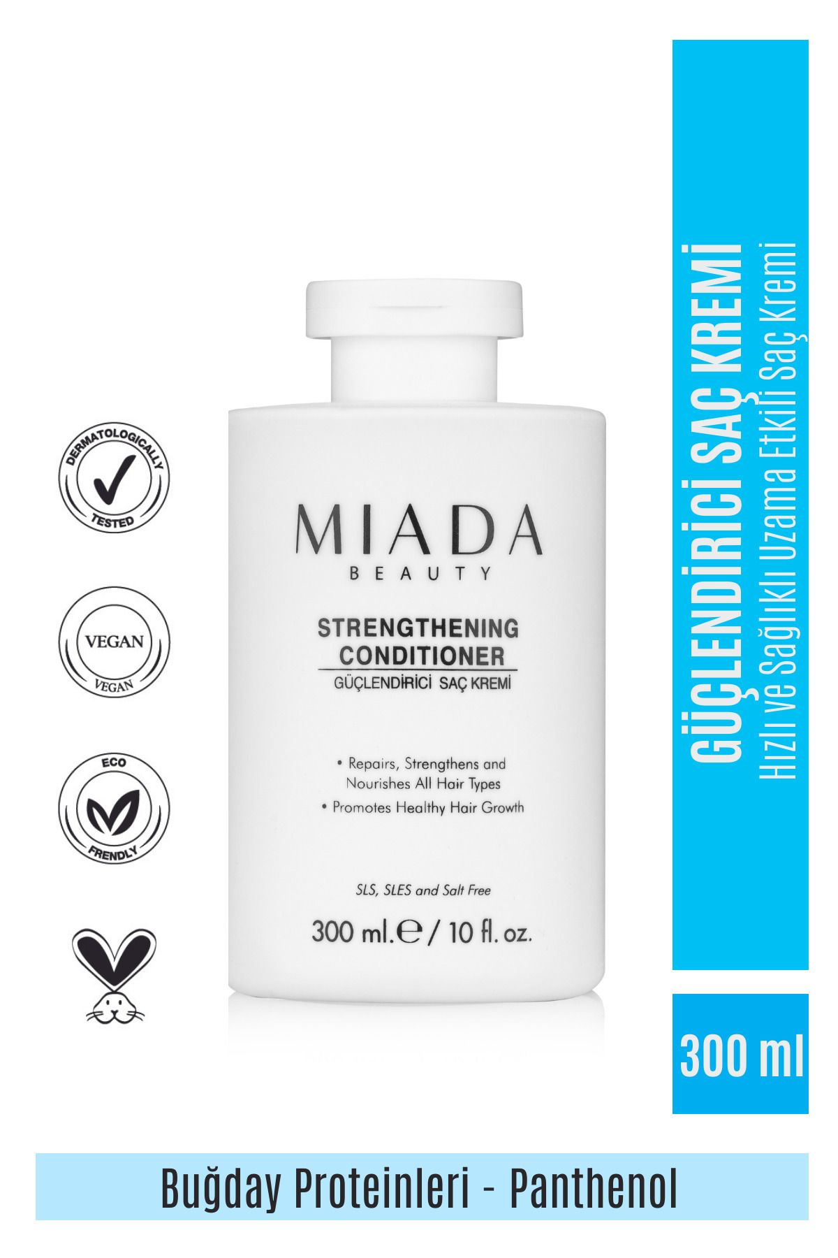 Miada Beauty Strengthening Conditioner - Güçlendirici Saç Kremi 300 ml ...
