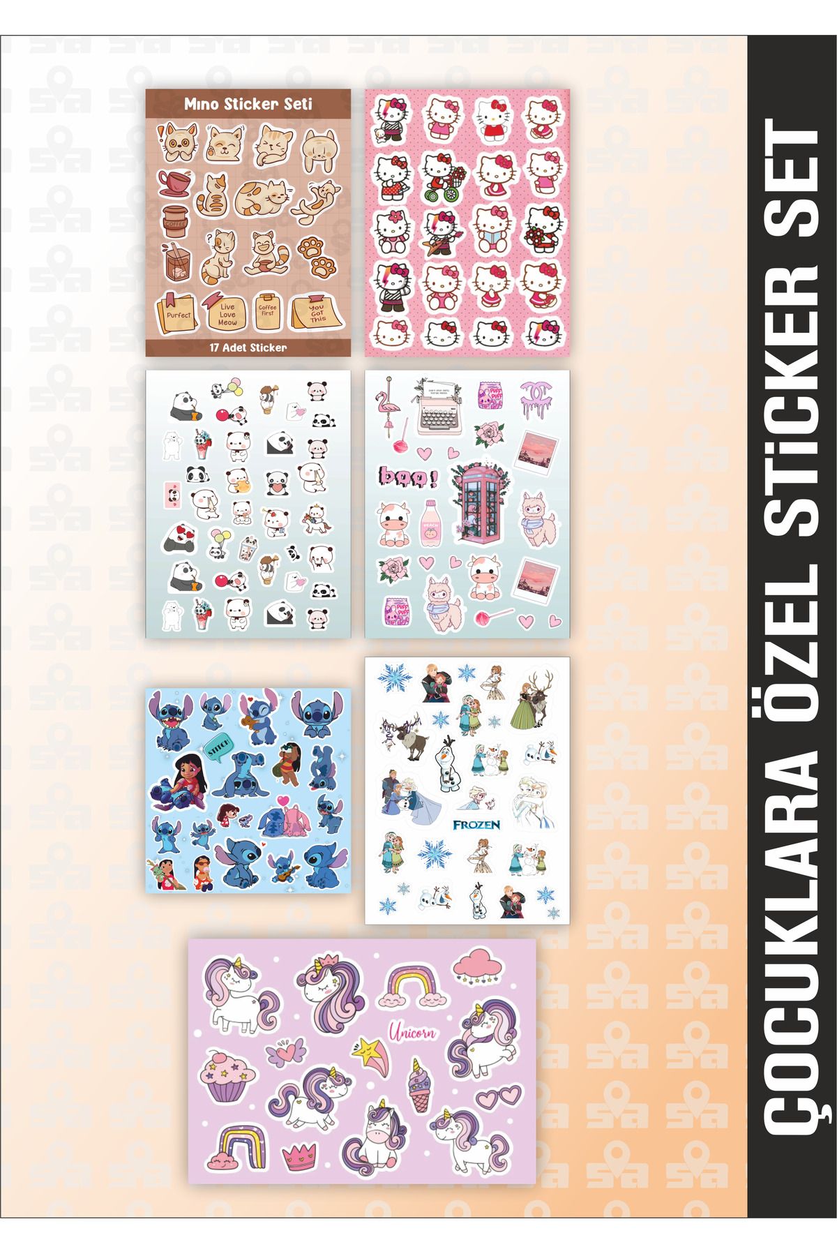 Sticker Adresim Çoçuklara Özel Sticker Etiket Seti - Fiyatı, Yorumları