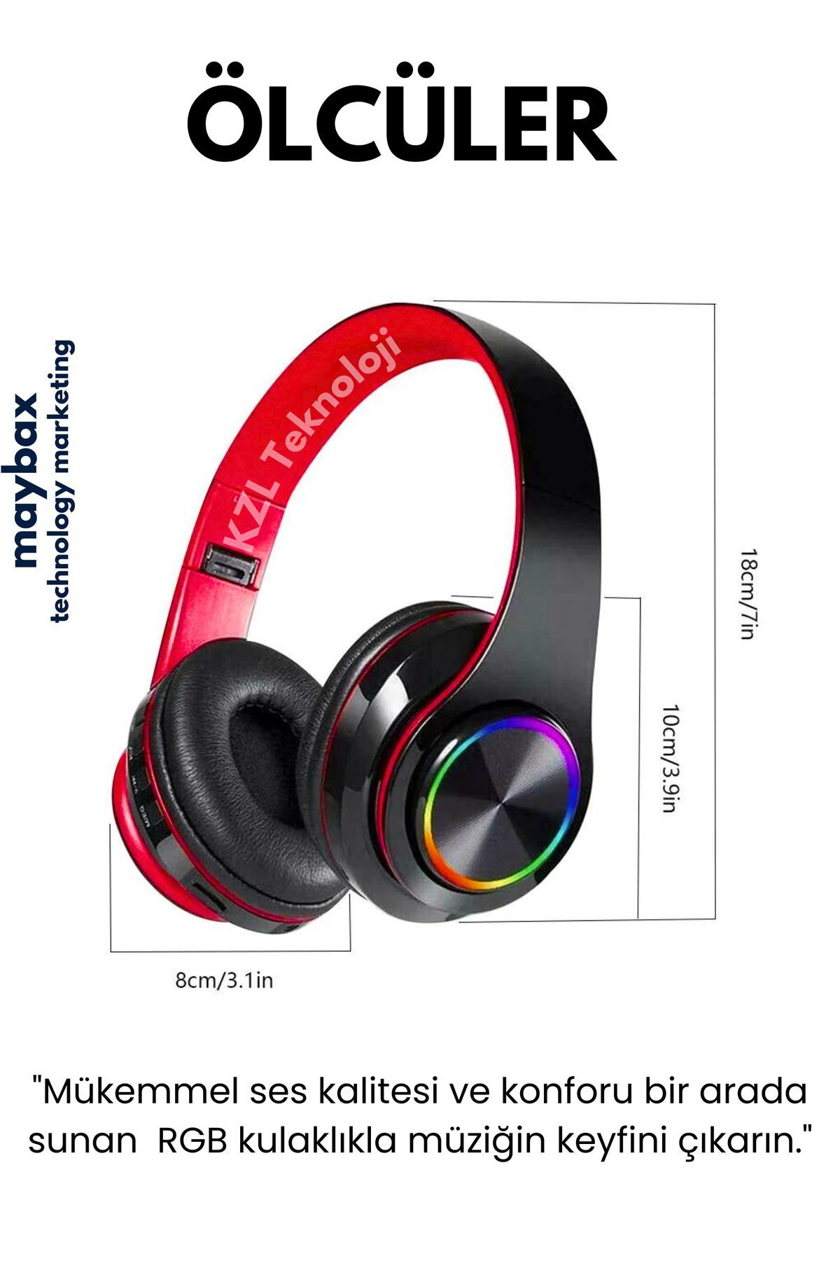 Polygold Bluetooth Kulaklık Kablosuz Stereo Kulaklık Macaron Kulaklık ...