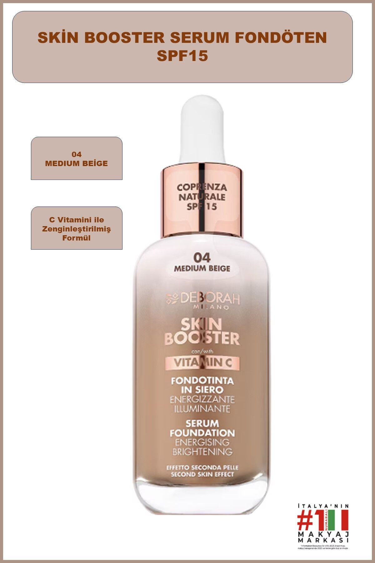Deborah Skin Booster Serum Fondöten 04 - Fiyatı, Yorumları