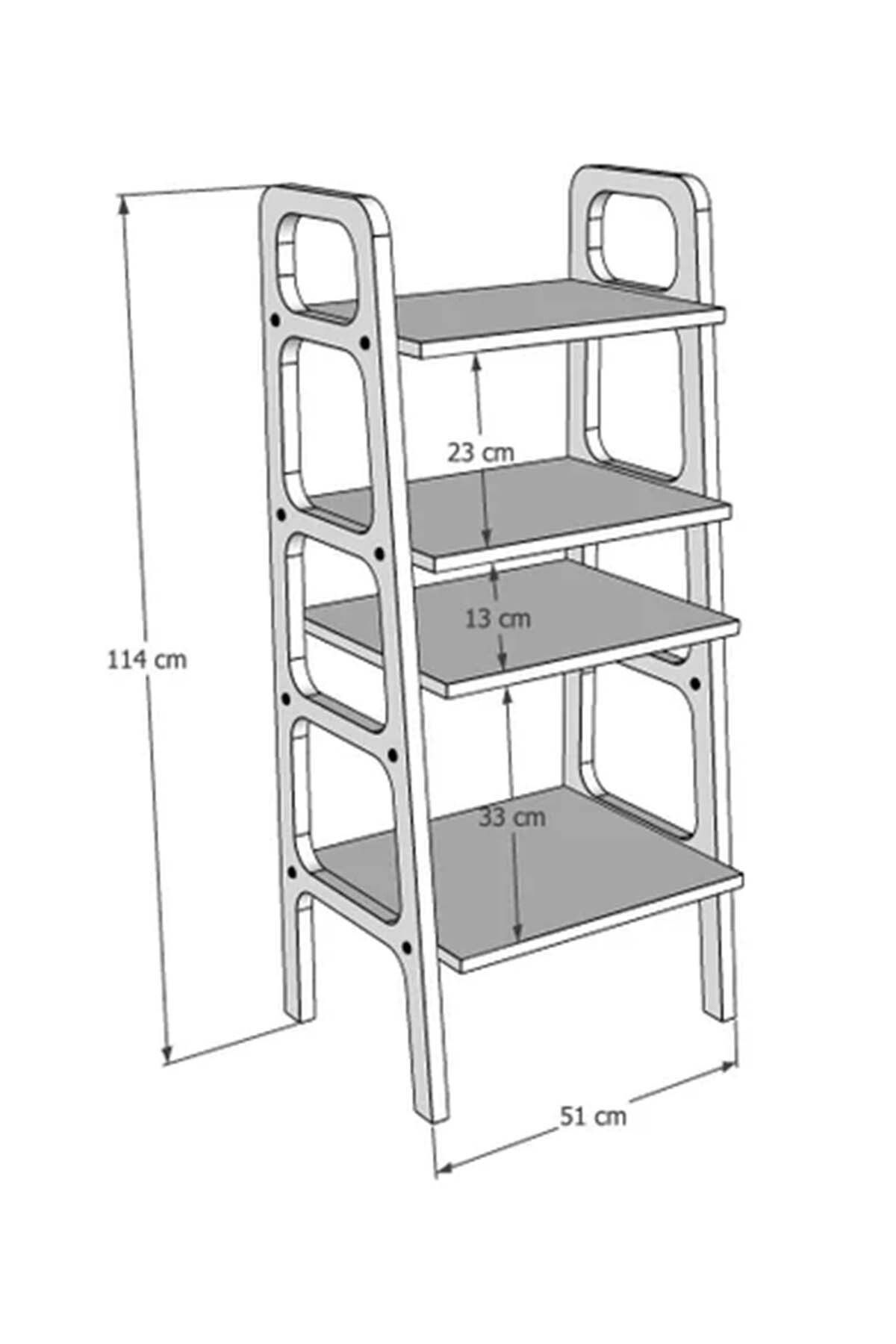 Woodesk Vinilo Masif Ahşap, 114x50, Tik Renk, Kitaplık Ve Pikap Standı ...