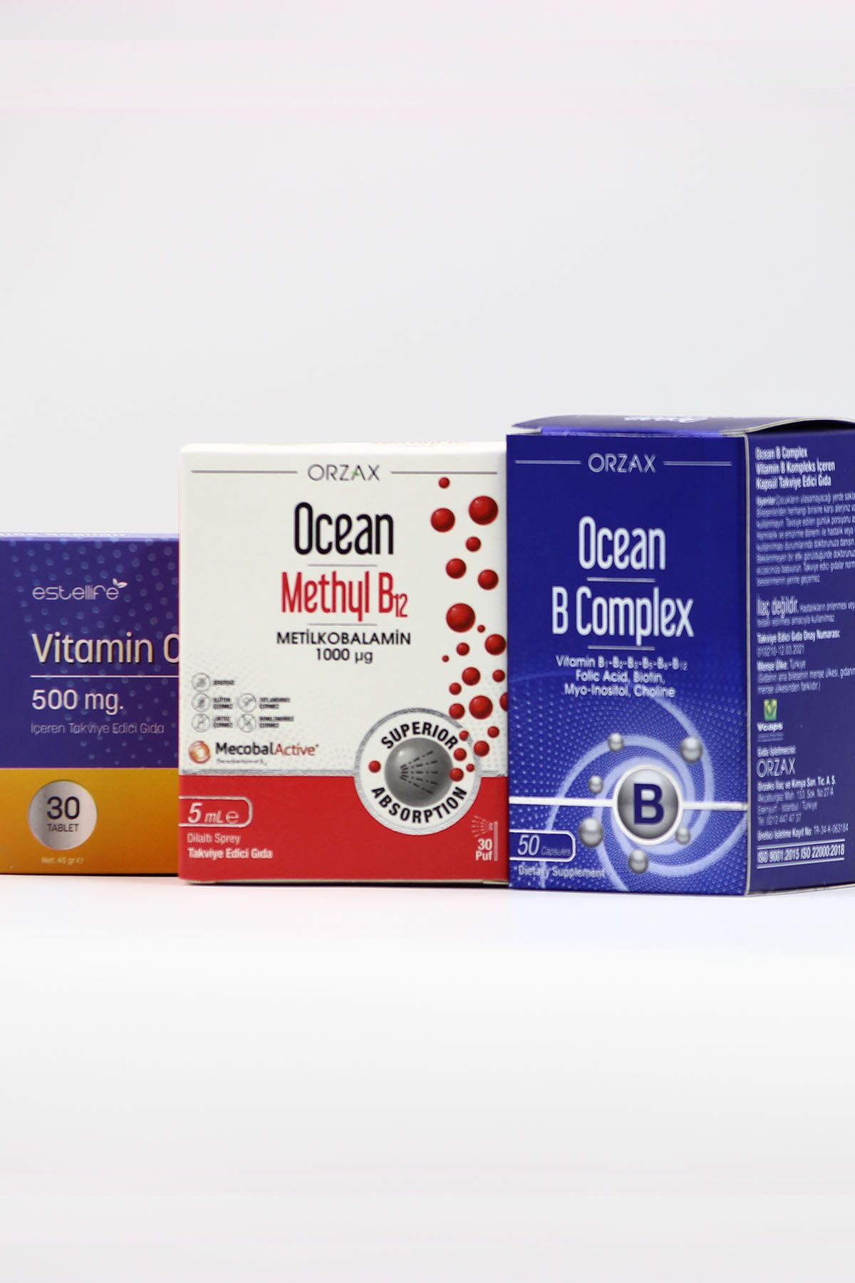 Ocean Methyl B12 1000 µg - Ocean B Complex - C Vitamini 500 mg Fiyatı ...