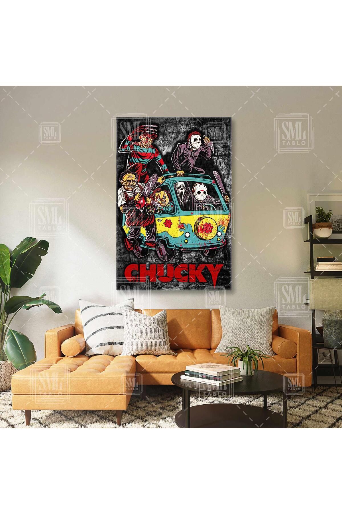 SML TABLO Korku Filmi Karakterleri Chucky Freddy Çığlık Maskesi Film ...