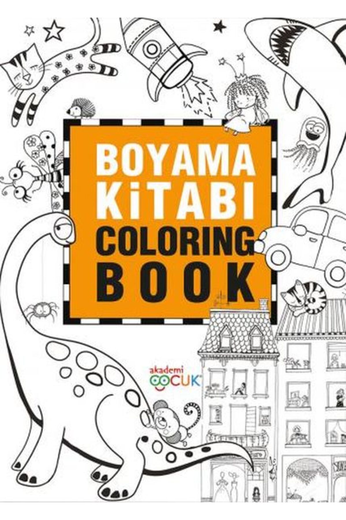 Nan Kitap Boyama Kitabı - Coloring Book - 24X33,5 cm Akademi Çocuk ...