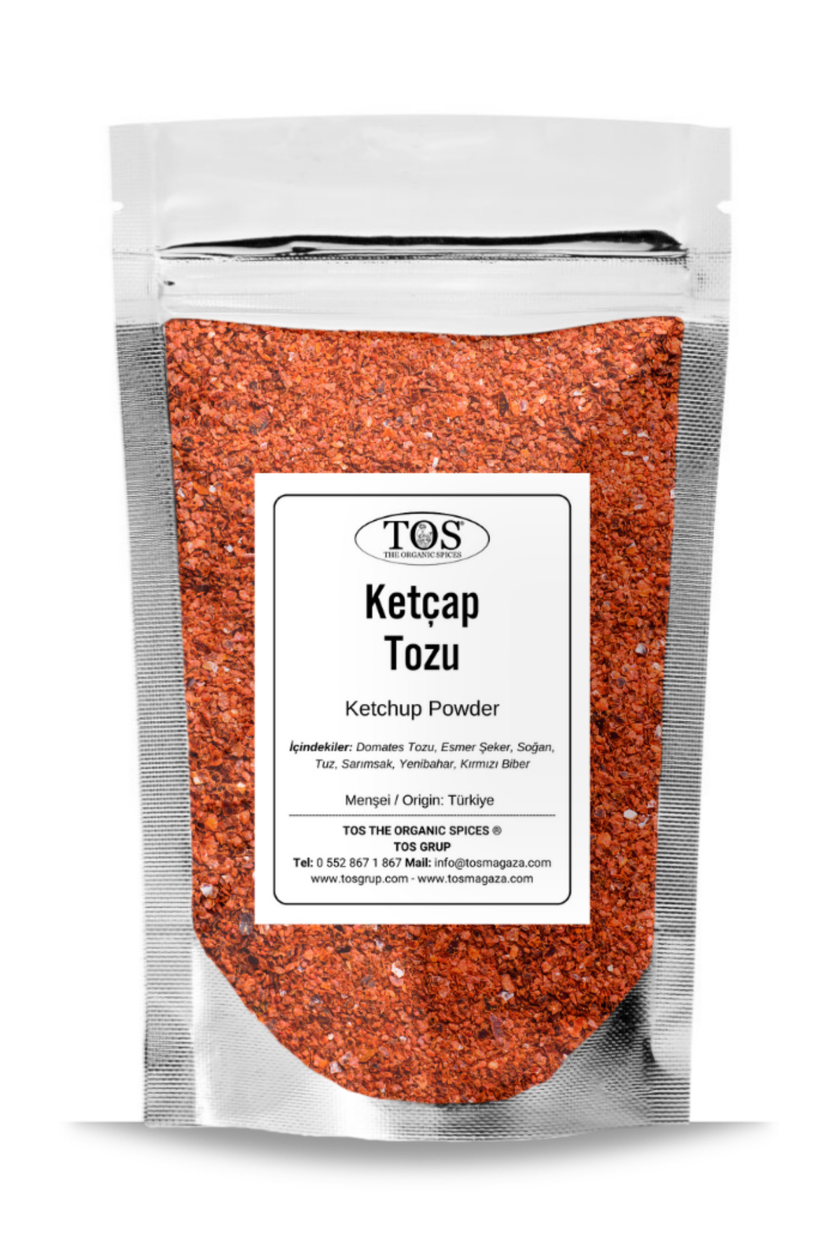 TOS The Organic Spices Ketçap Tozu 100 gr Ketchup Powder - Premium ...