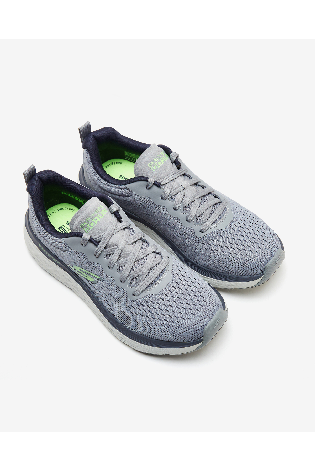 Skechers Max Cushioning Delta - Speed Up Erkek Gri Koşu Ayakkabısı ...