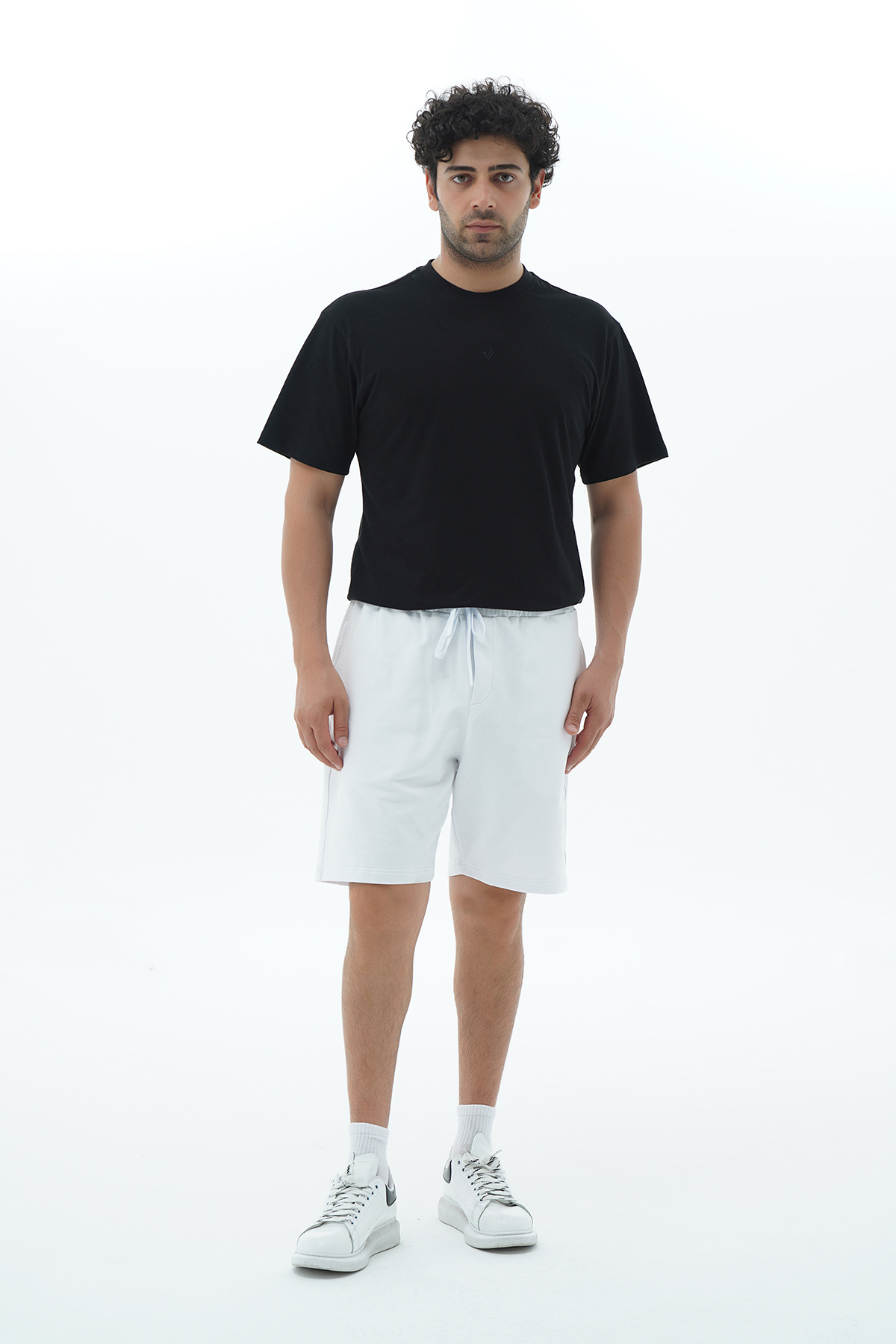 George Phoenix Daily Core - Beyaz Rahat Kesim Pamuklu Erkek Spor ...